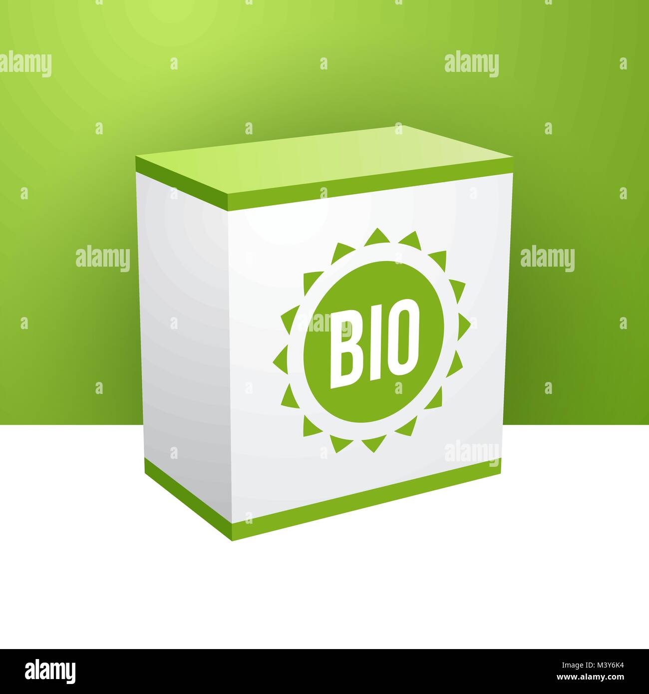 3d green sign bio Stock Vector Images - Alamy