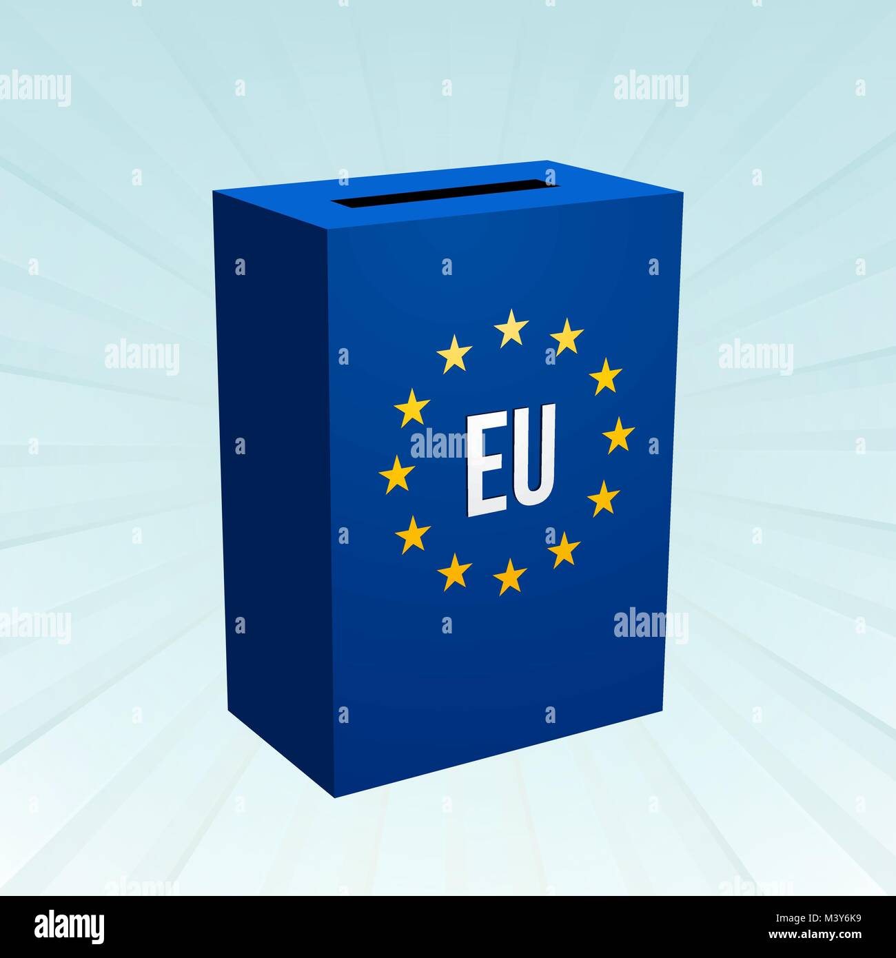 Ballot box eu Stock Vector Images - Alamy