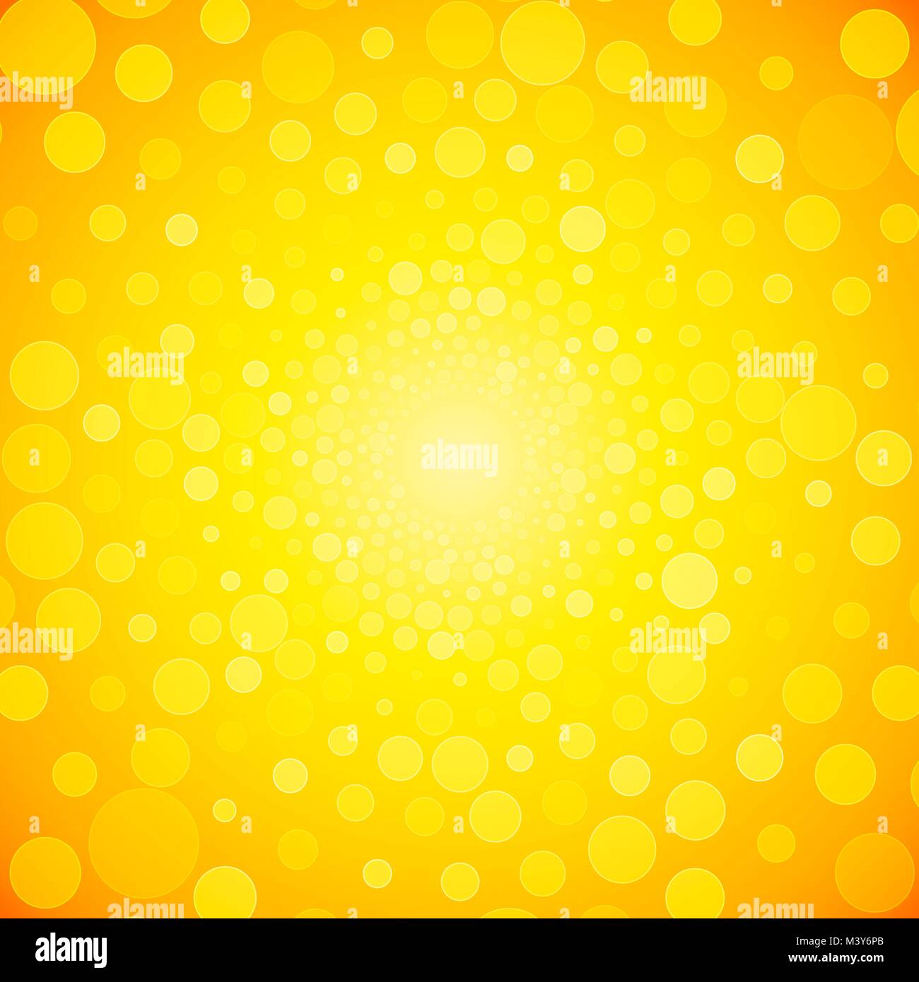 brightly yellow background from small circles Stock Vector Image & Art ...