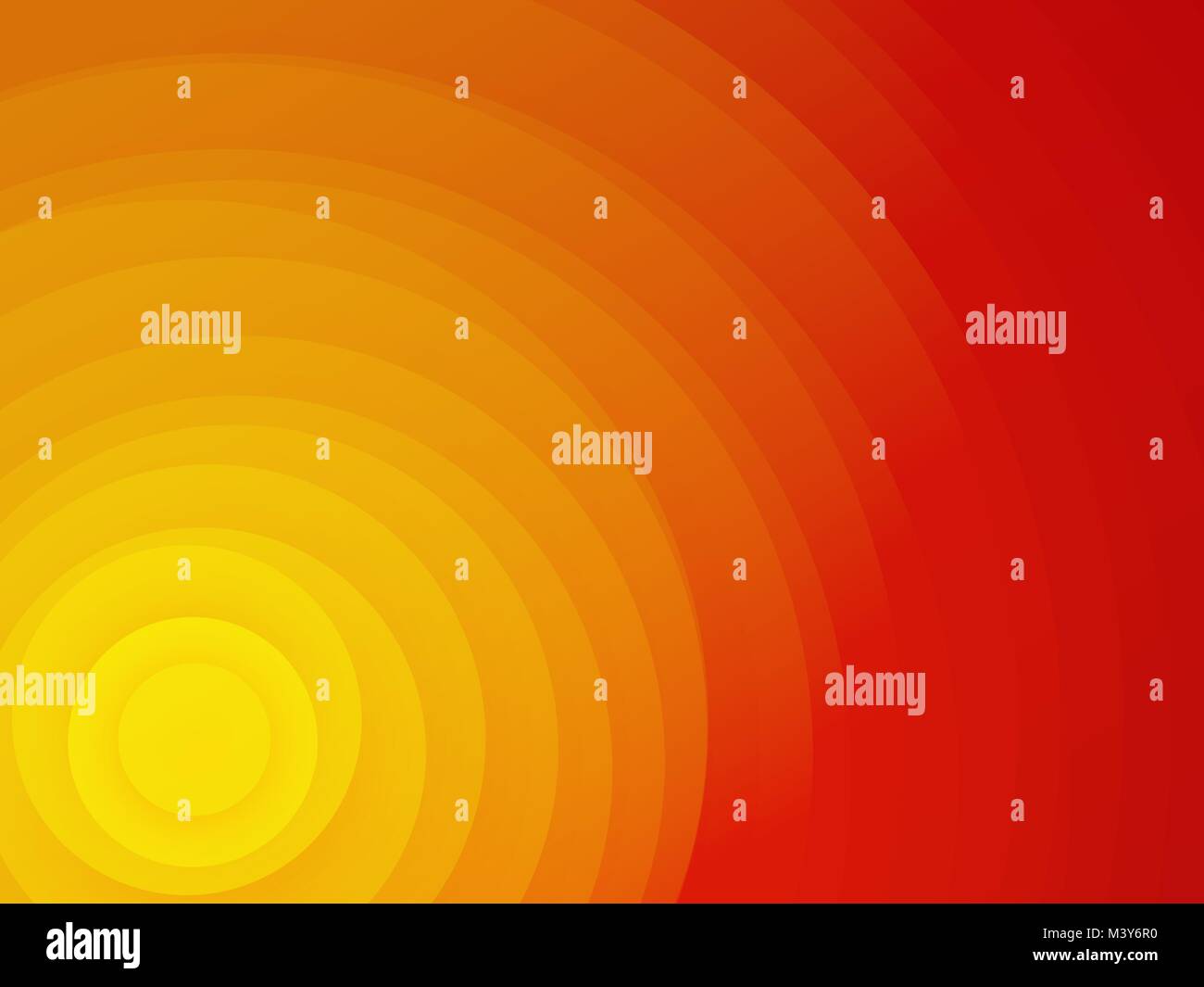 beautiful red sunset yellow circle background Stock Vector Image & Art ...