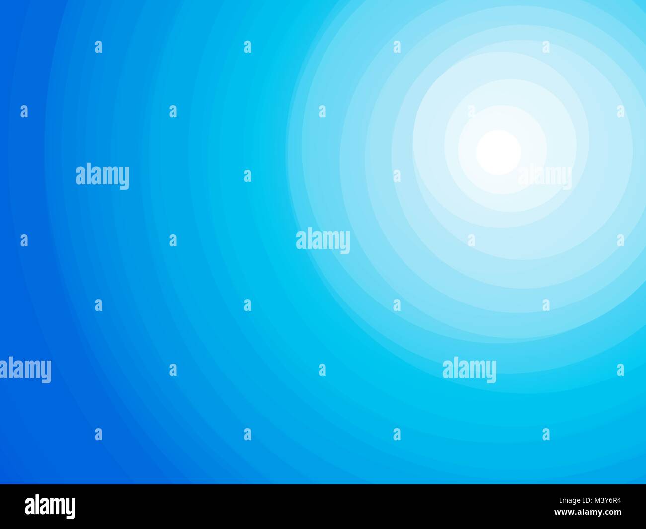 waves on the ocean blue and white circular background Stock Vector ...