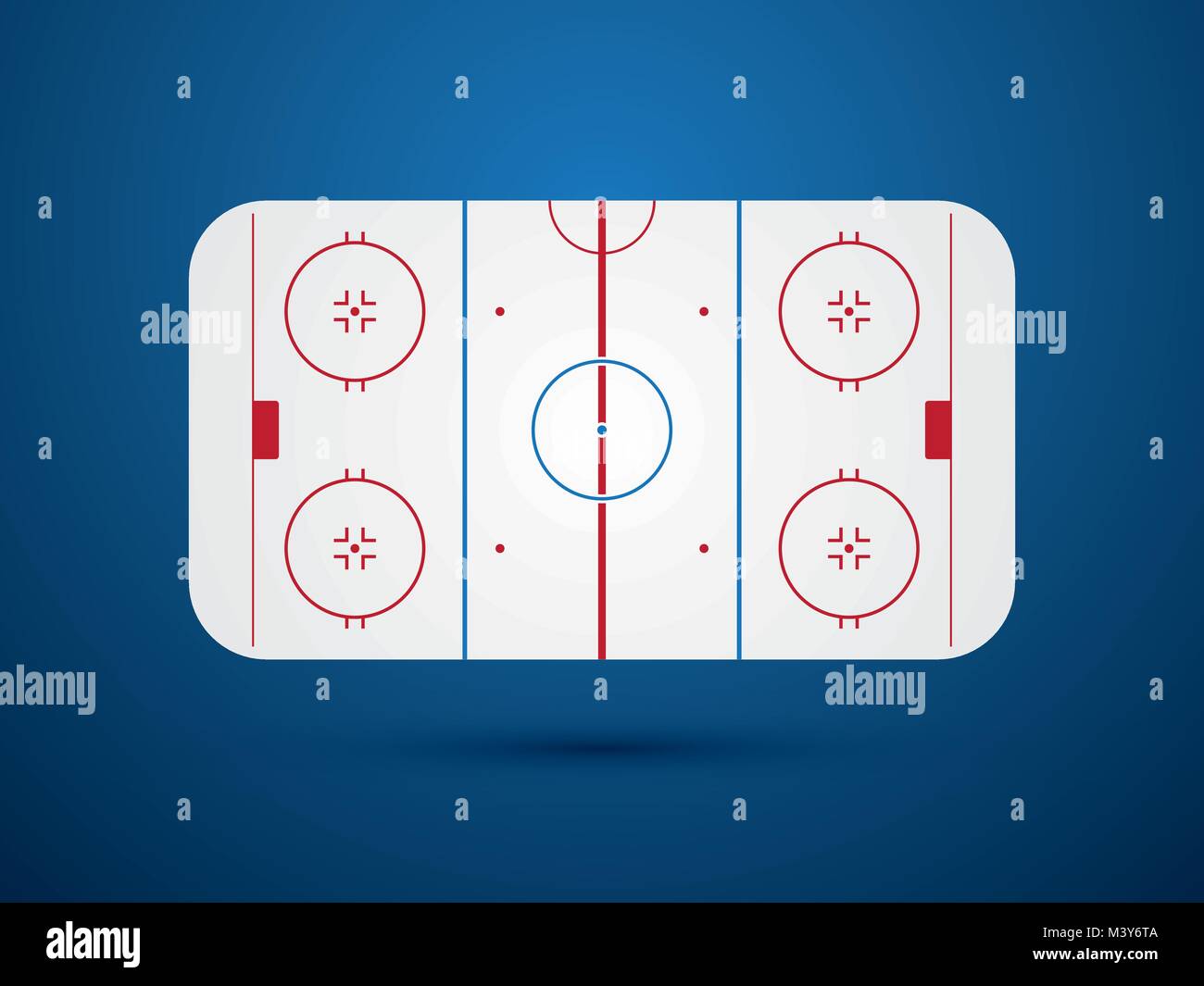 Hockey ice field pattern Stock Vector Images - Alamy