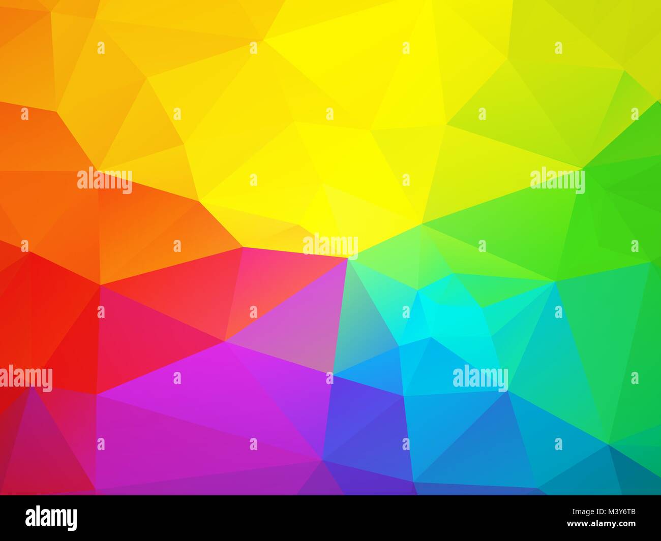 colorful rainbow triangular background Stock Vector Image & Art - Alamy