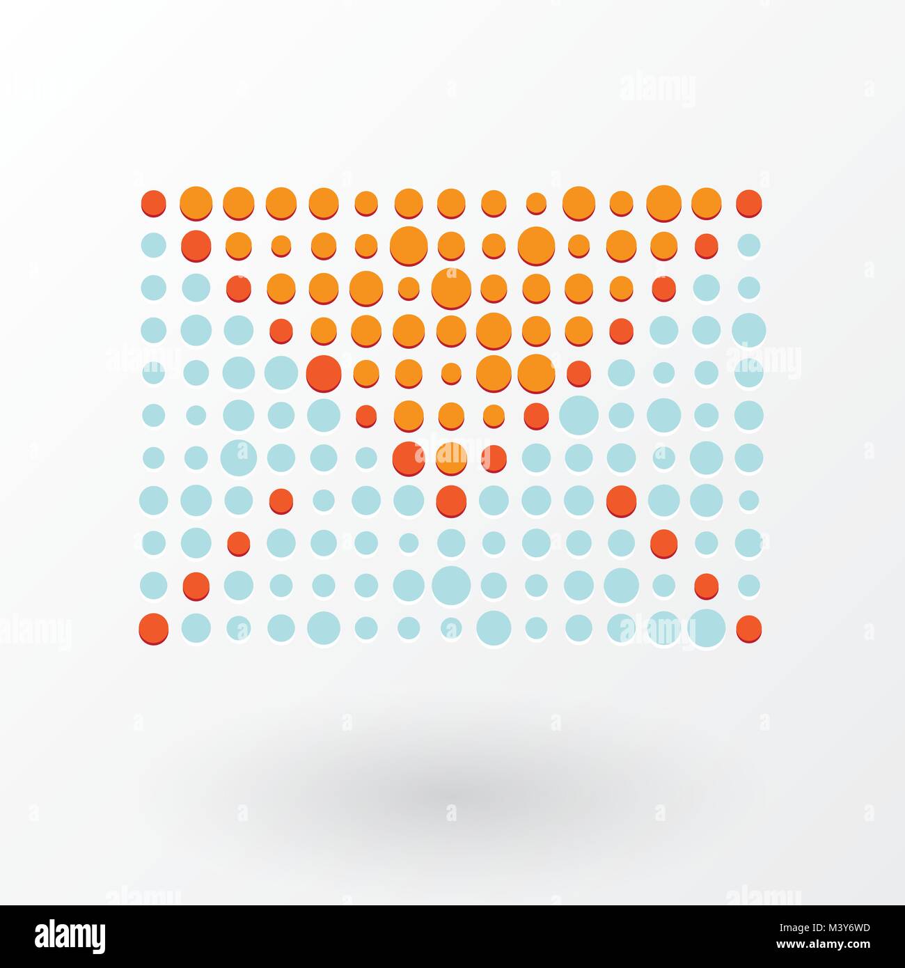 icon mail of colorful dots Stock Vector Image & Art - Alamy