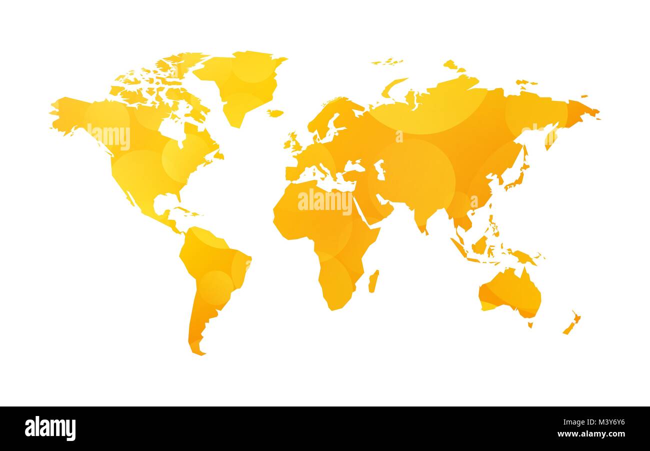yellow world map sun theme Stock Vector Image & Art - Alamy