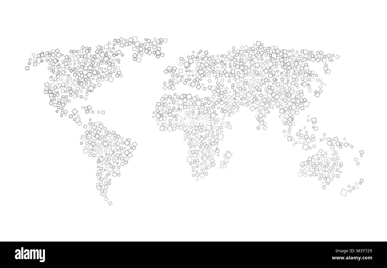 World map countries simple vector hi-res stock photography and images ...