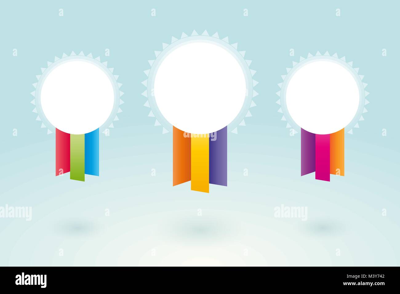 Red white blue ribbons Stock Vector Images - Alamy