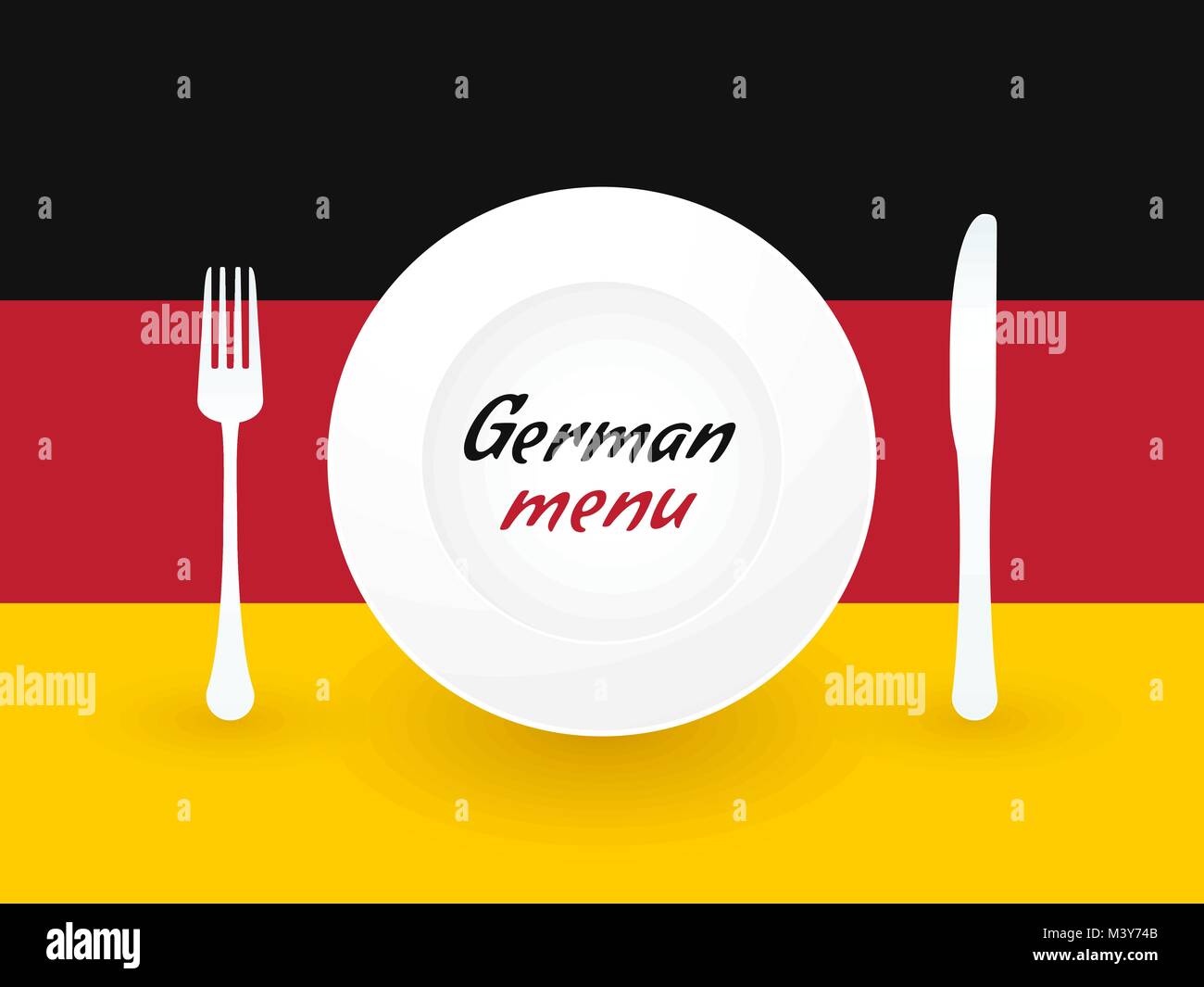 Eat german cuisine Stock Vector Images - Alamy