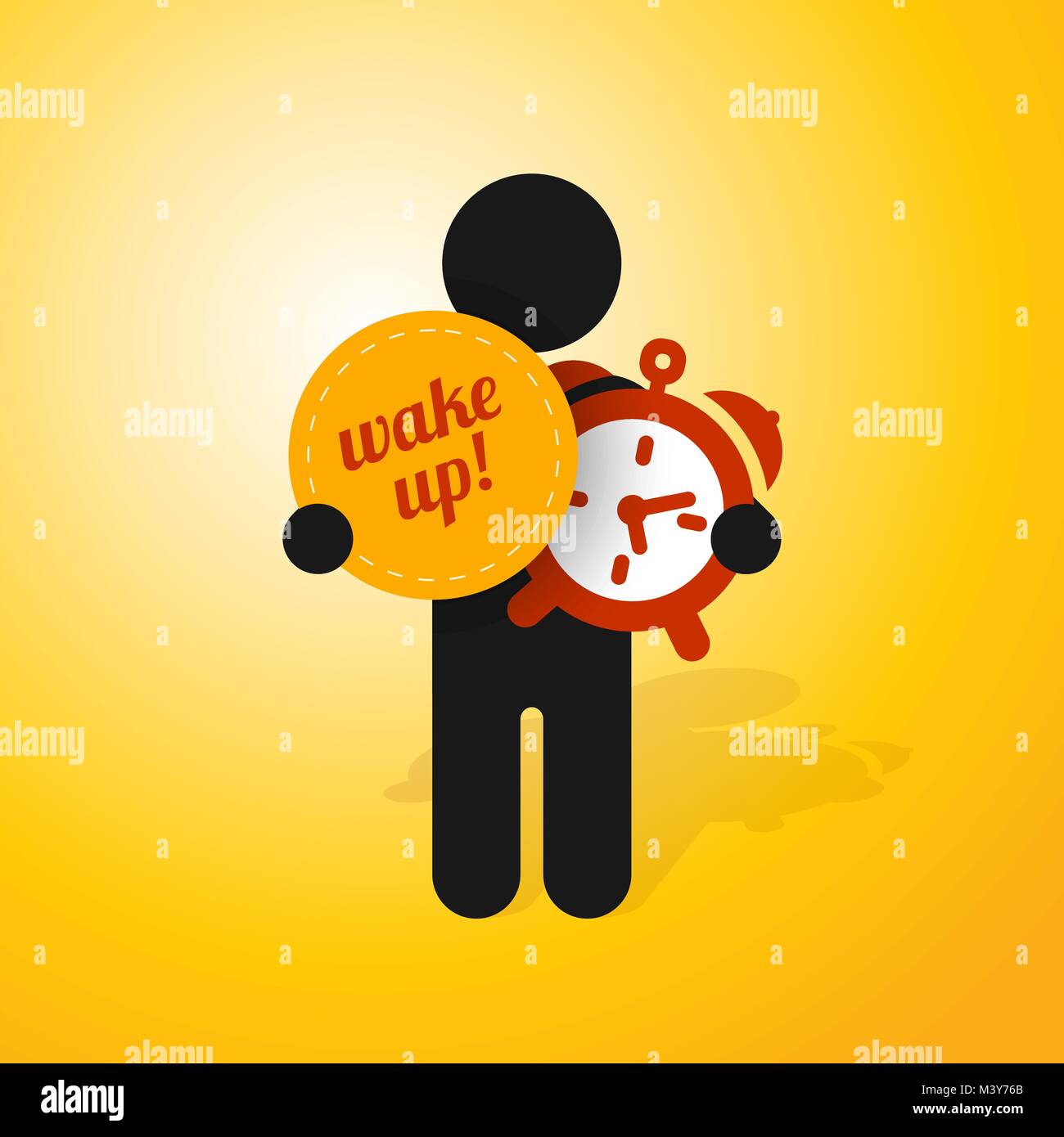 People wake up get up Stock Vector Images - Alamy