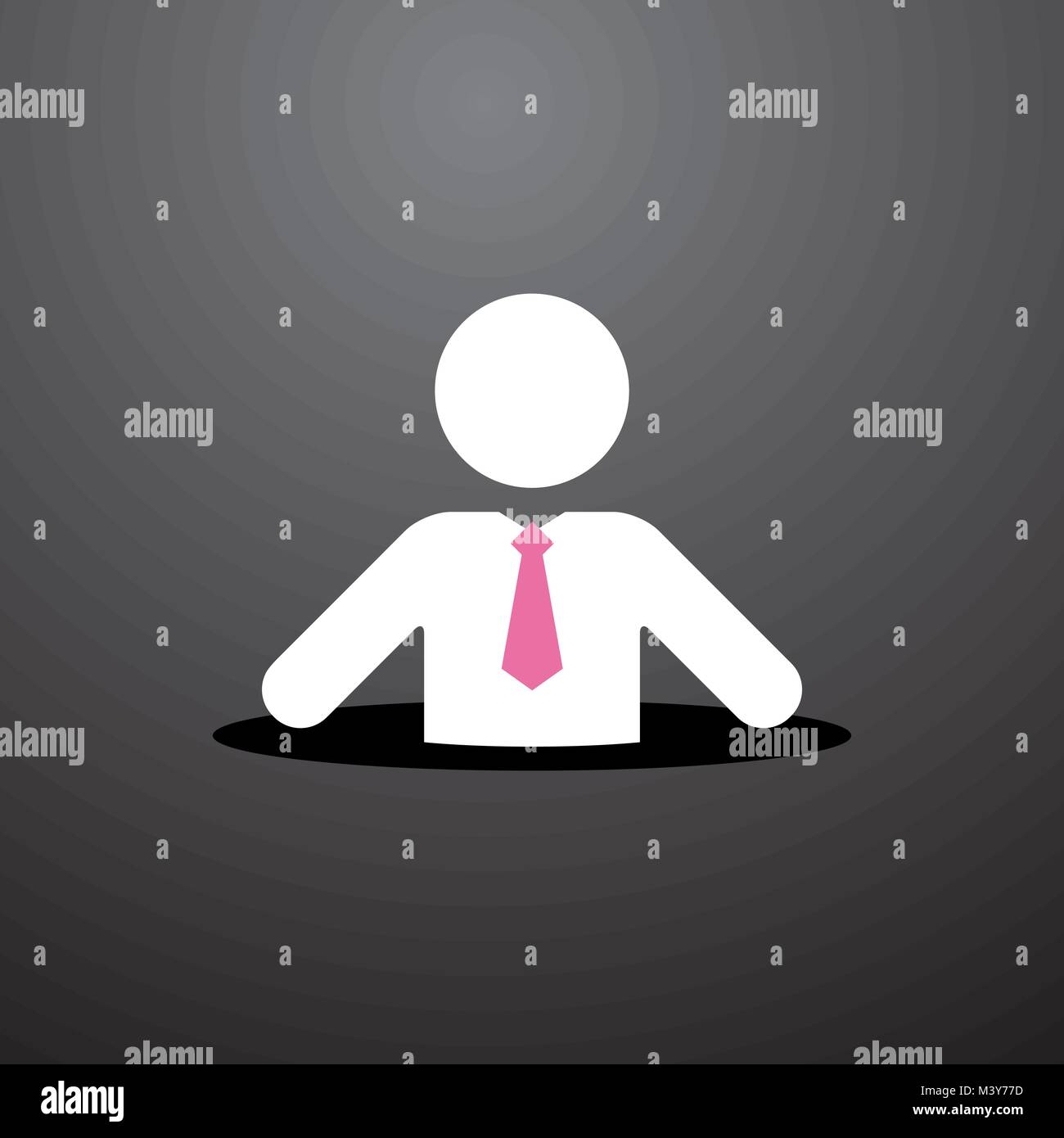Figure of despair Stock Vector Images - Alamy