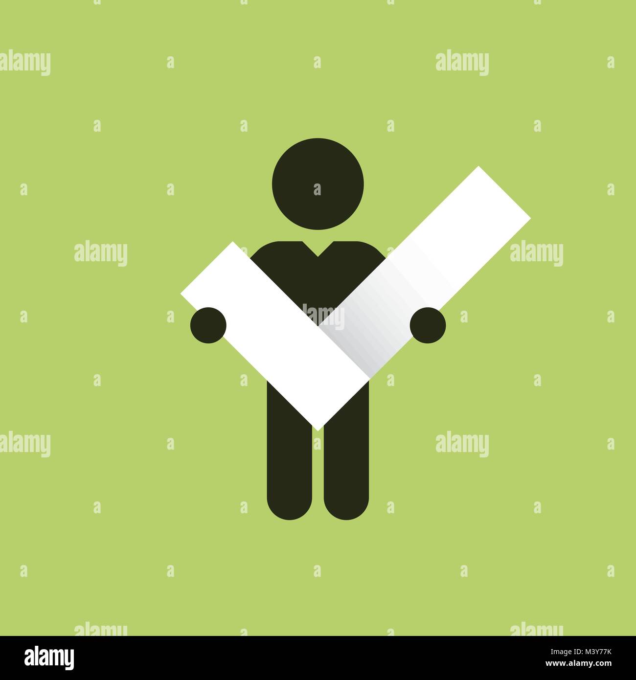 Male tick Stock Vector Images - Alamy