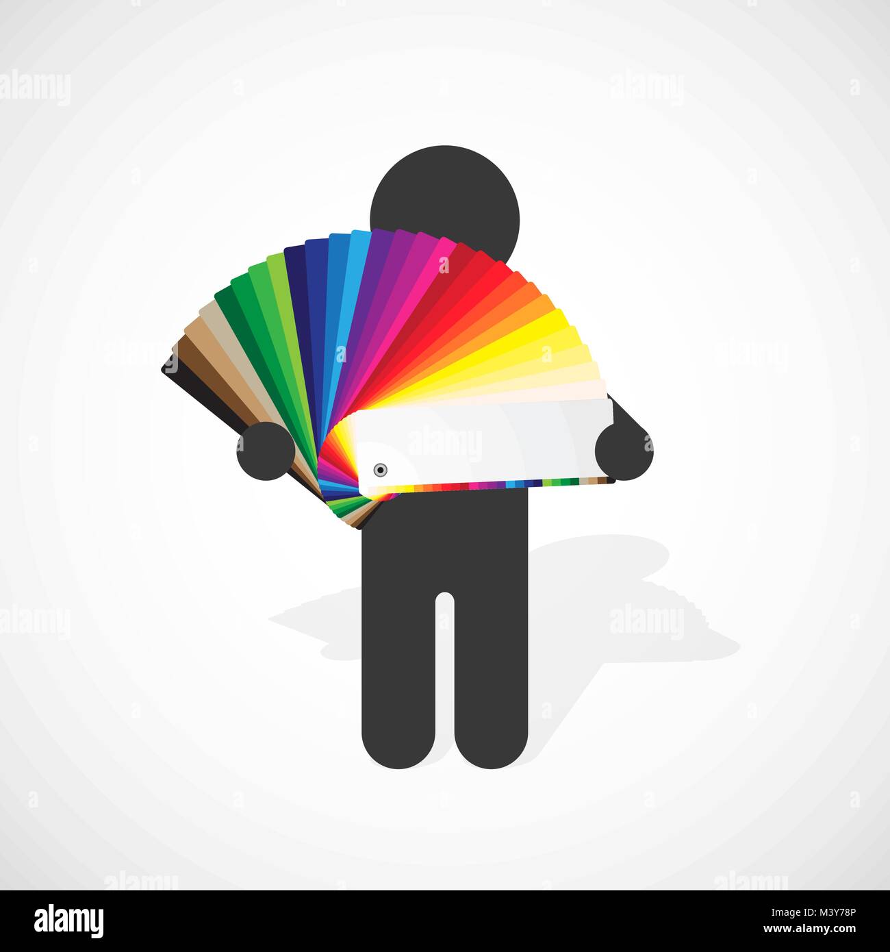 Hand holds color swatch card hi-res stock photography and images - Alamy