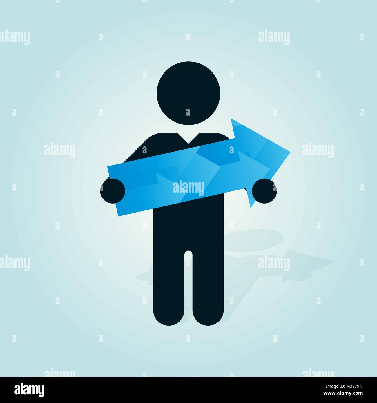 Male figure hand up Stock Vector Images - Alamy