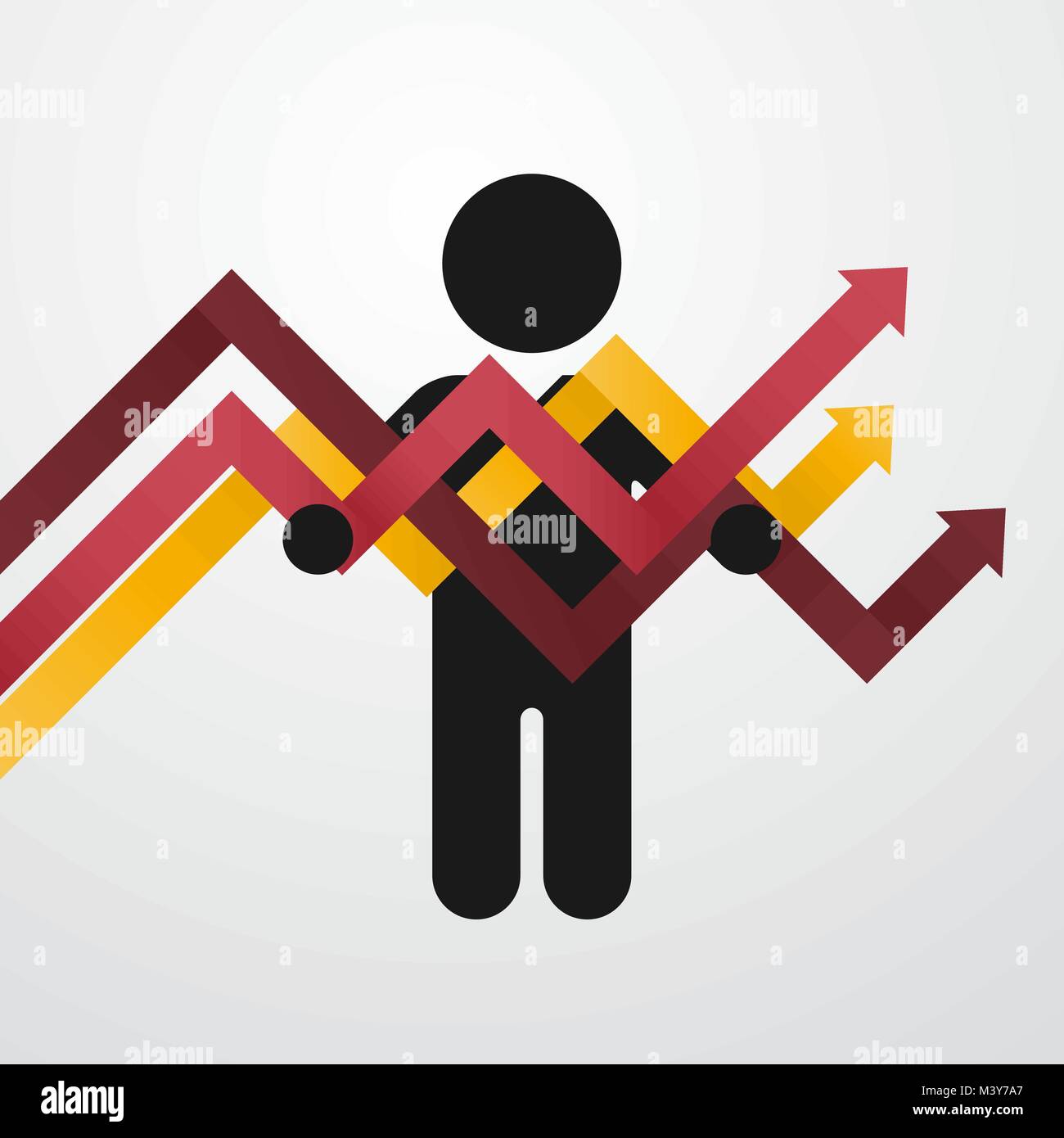 Male figure in red Stock Vector Images - Alamy