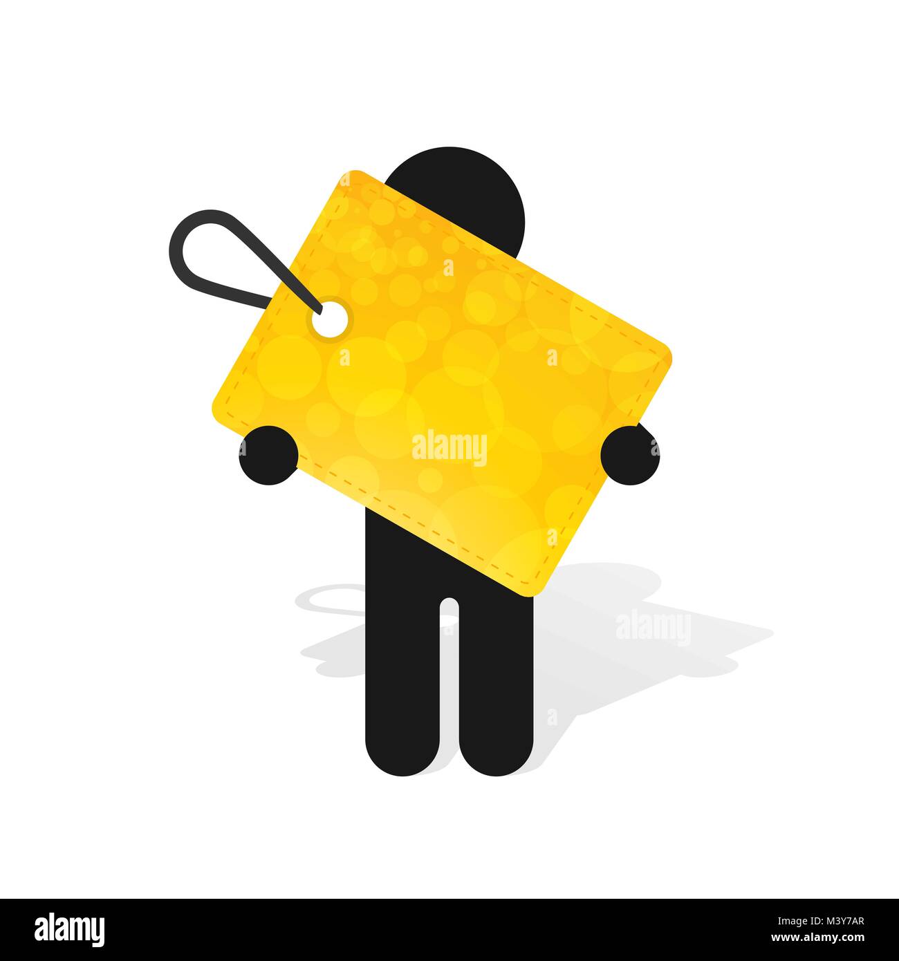 Black hand silhouette holds Cut Out Stock Images & Pictures - Alamy