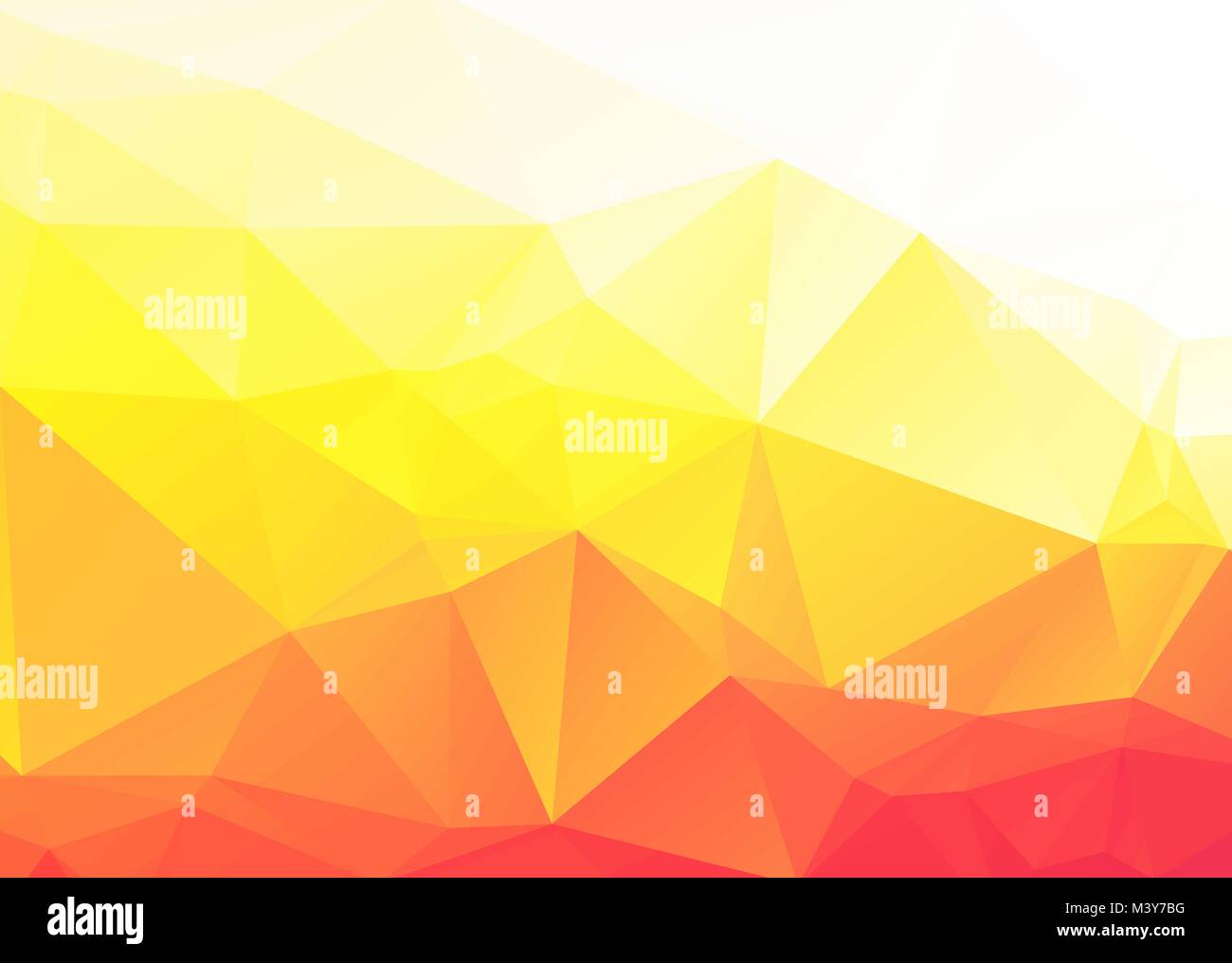 Vector abstract yellow orange triangles background Stock Vector Image ...