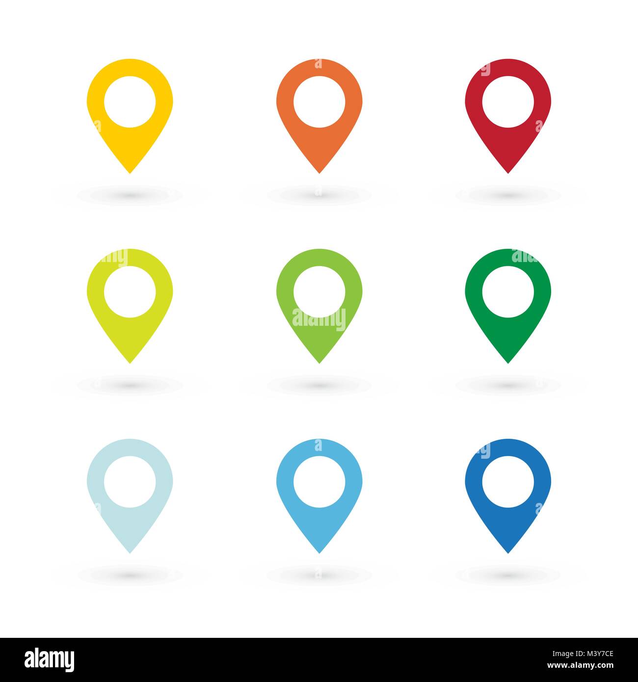 Pastel color map hi-res stock photography and images - Alamy