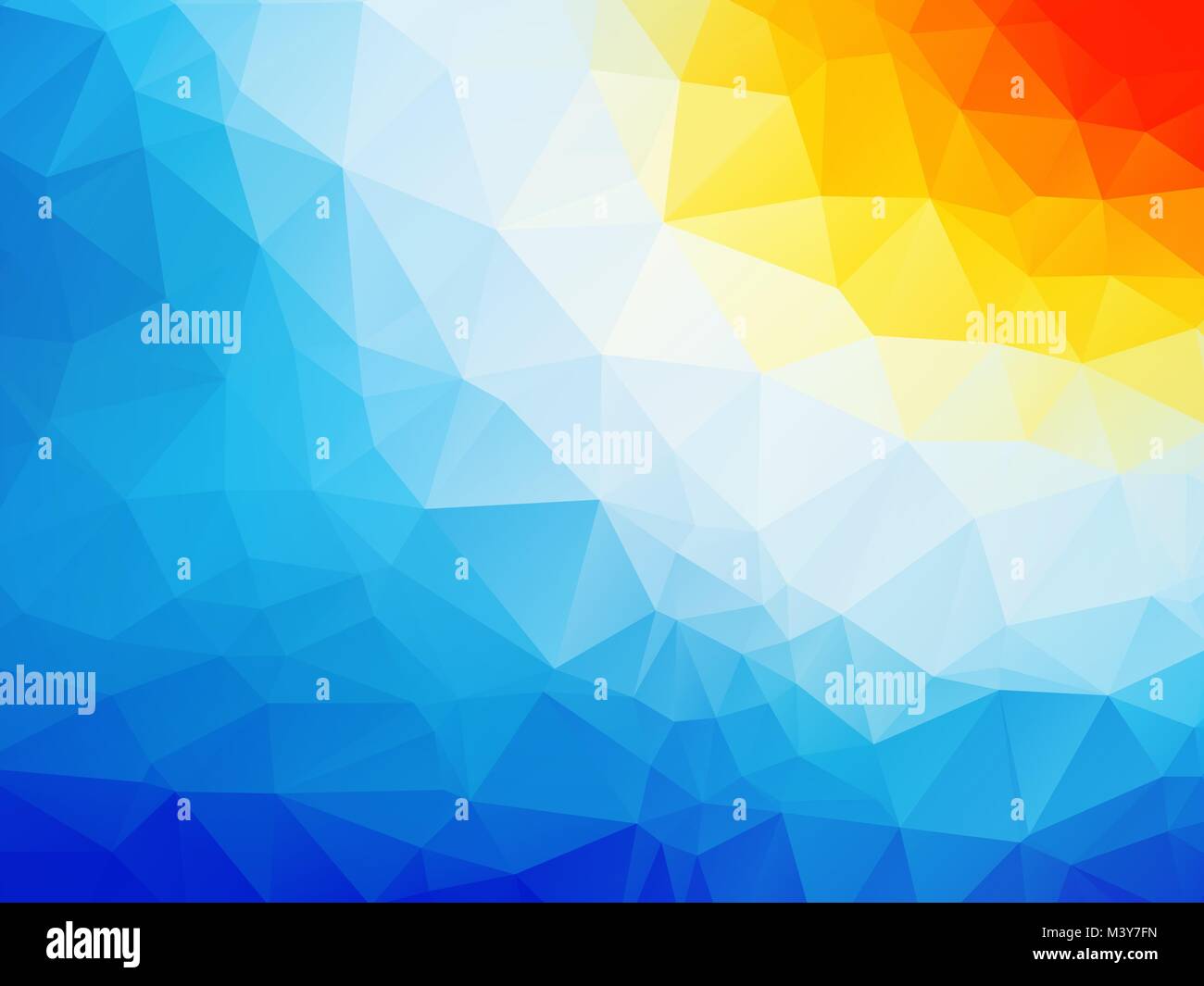 blue yellow white background triangle Stock Vector Image & Art - Alamy