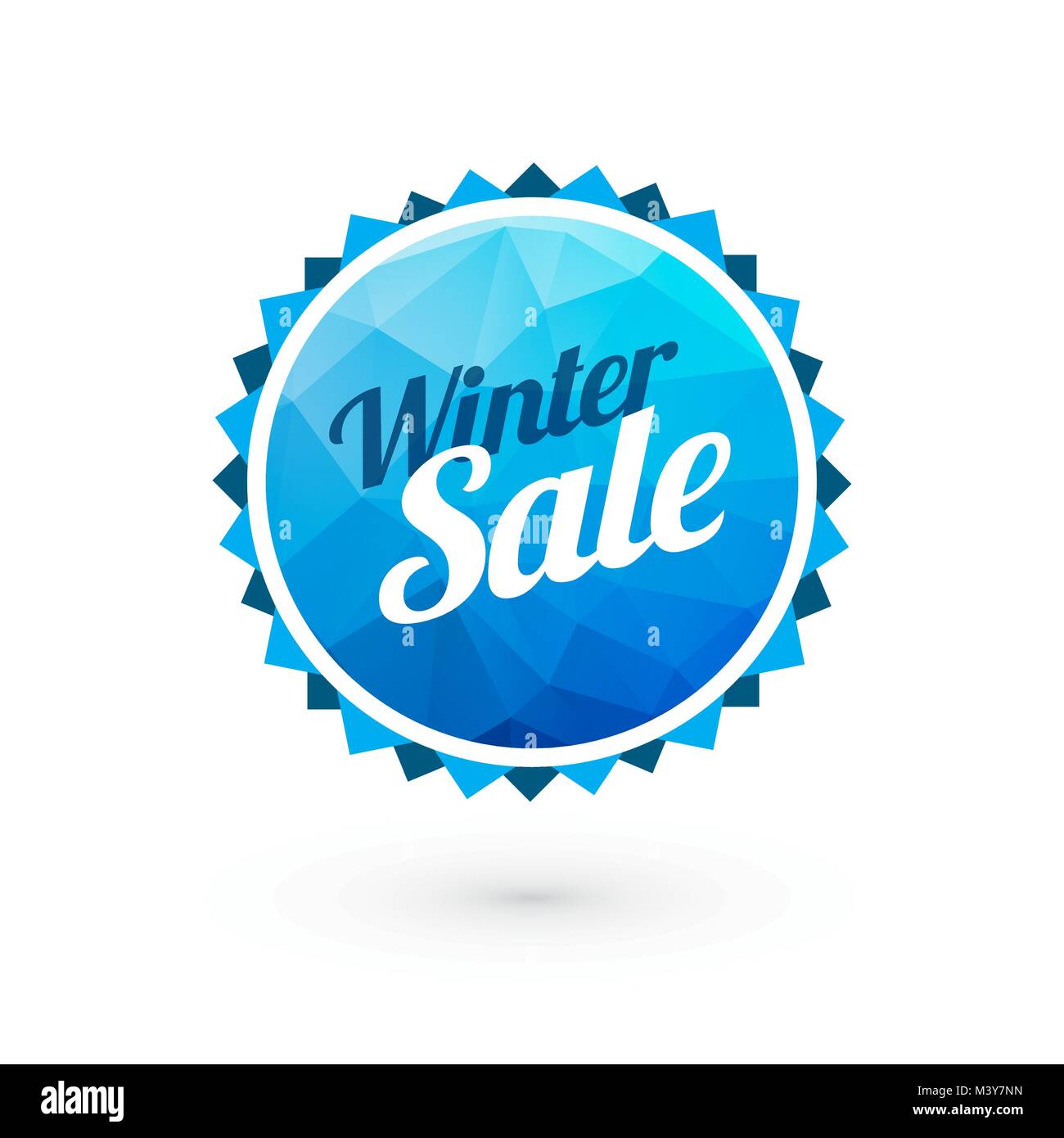 blue winter sale sign Stock Vector Image & Art - Alamy