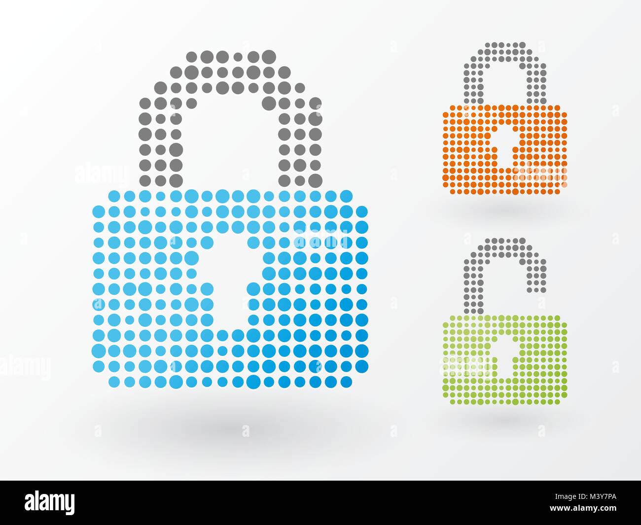 Dot lock hi-res stock photography and images - Alamy