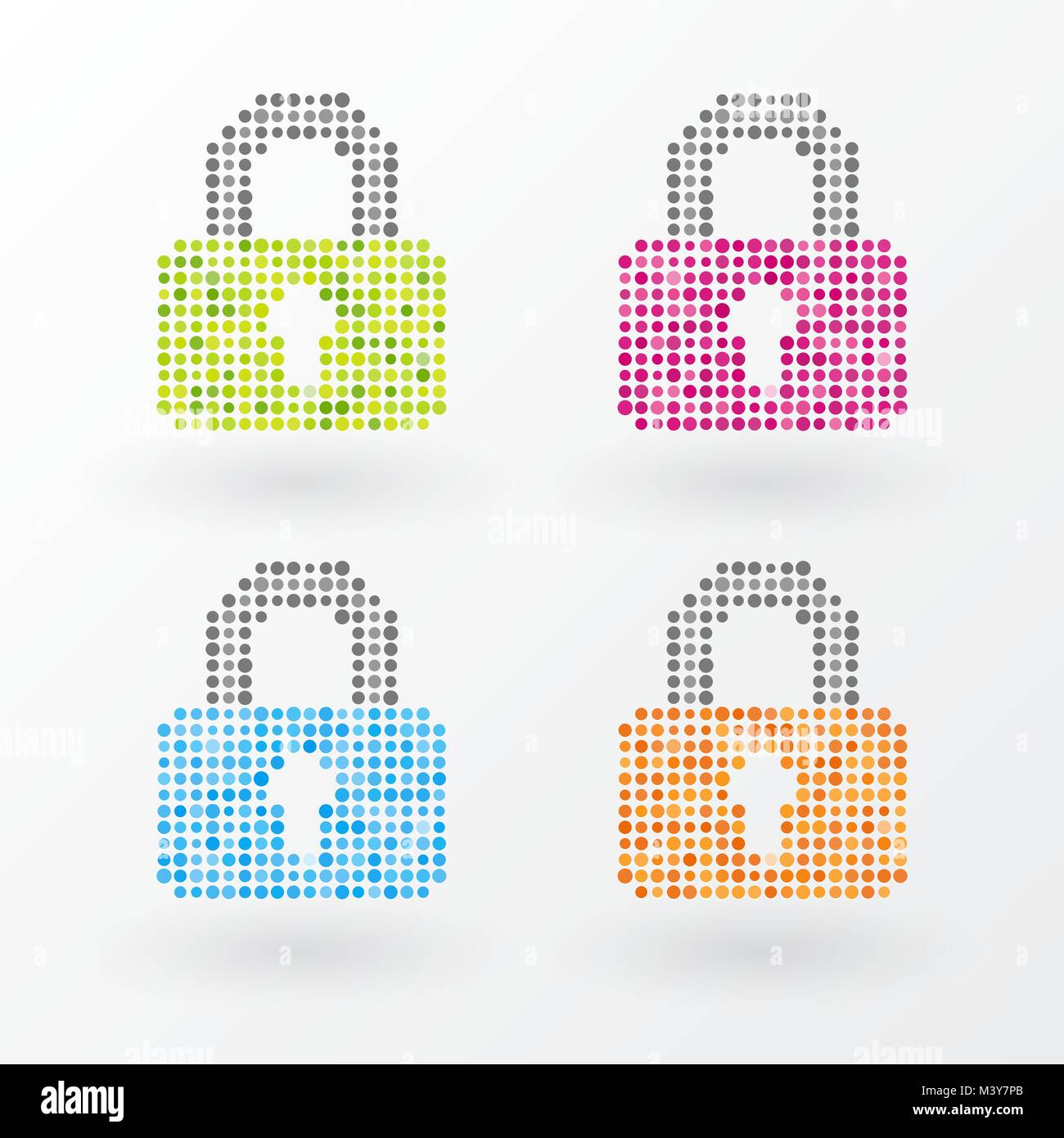 Dot lock hi-res stock photography and images - Alamy