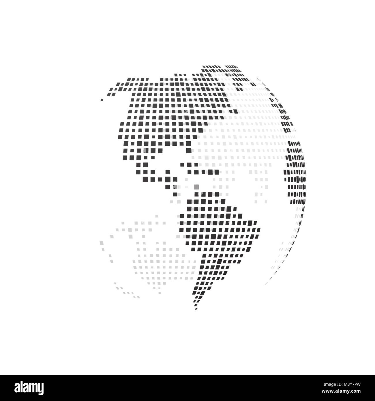 Simple continents icon hi-res stock photography and images - Alamy