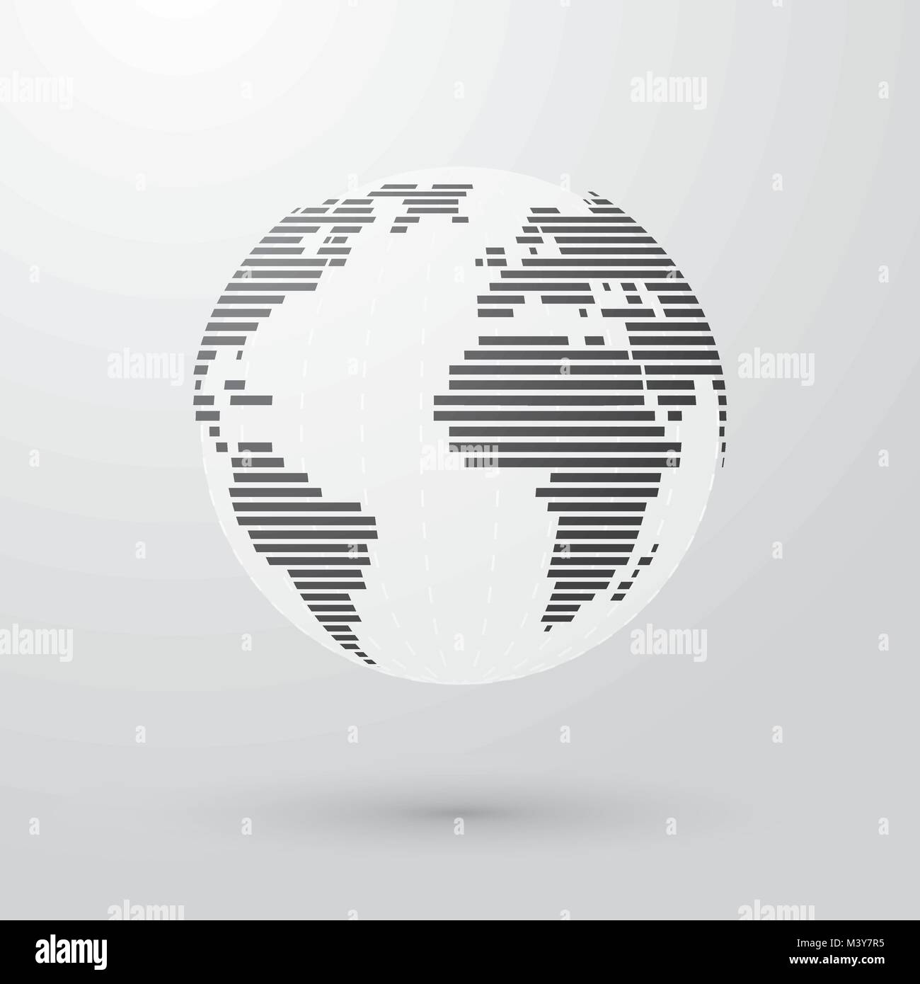 Simple striped earth Stock Vector Image & Art - Alamy