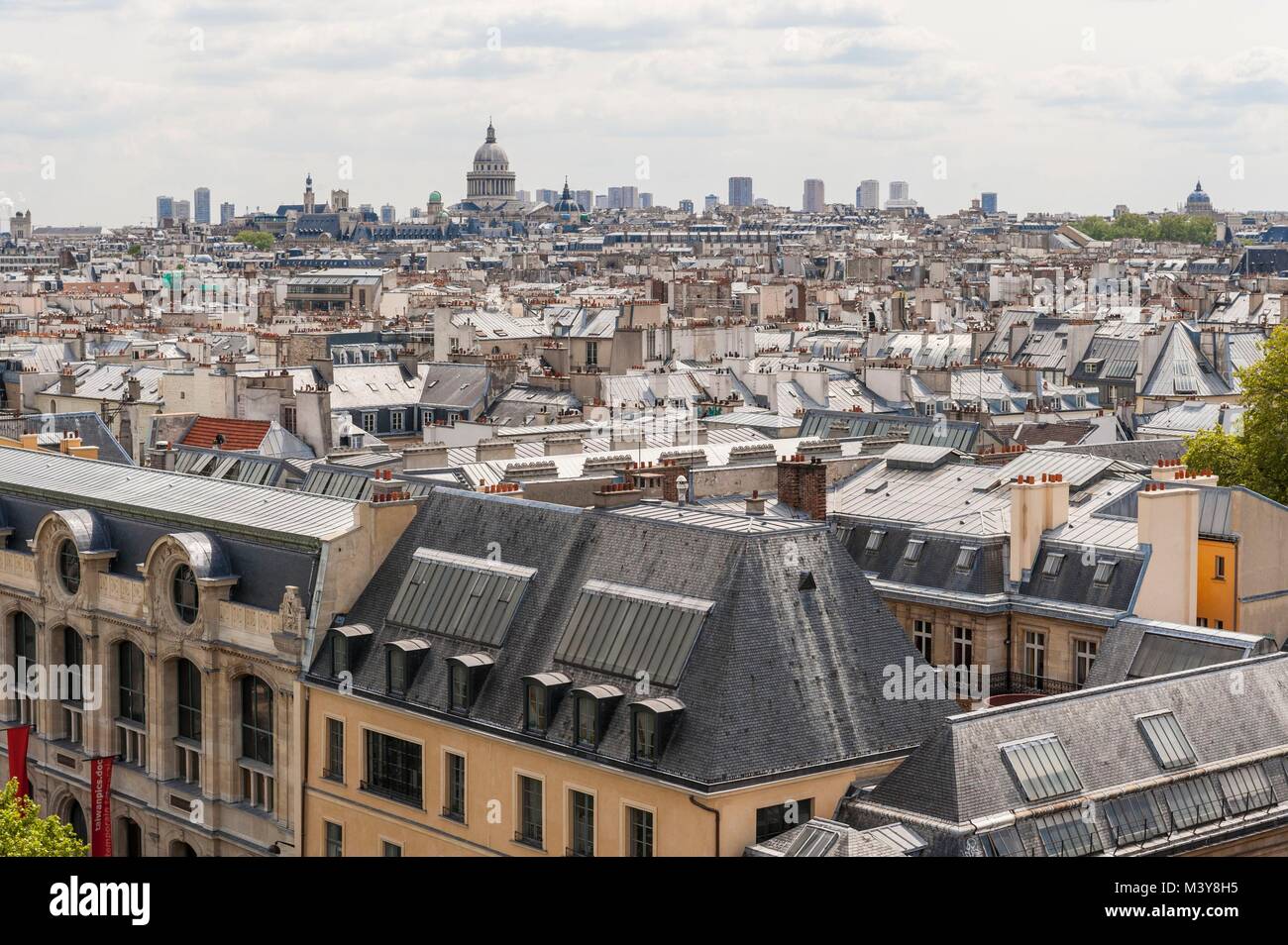 France, Paris, Pantheon (aerial view Stock Photo - Alamy