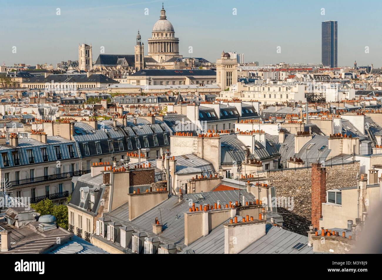 France, Paris, Pantheon (aerial view Stock Photo - Alamy