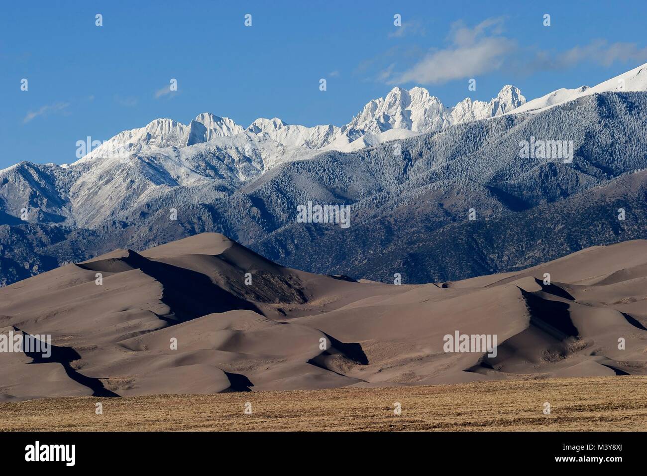 United States, Colorado, Rocky Mountains, Great Sand Dunes National ...
