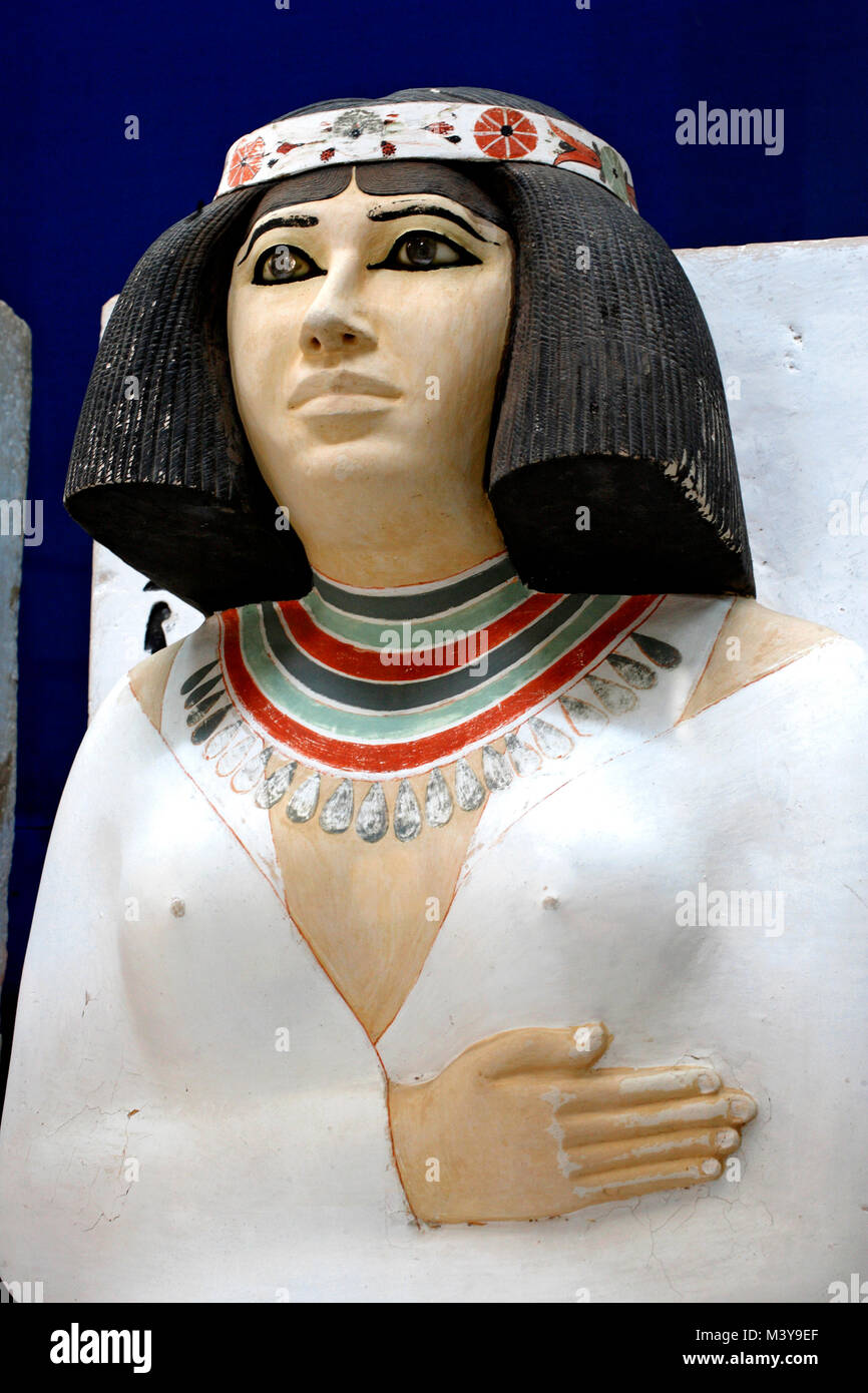 Egypt, Cairo, the Egyptian Museum of Cairo, Nefret Stock Photo - Alamy