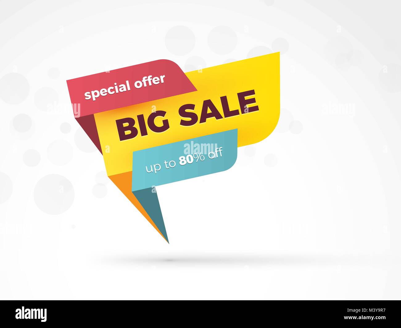 sale color speech sign new modern style Stock Vector Image & Art - Alamy