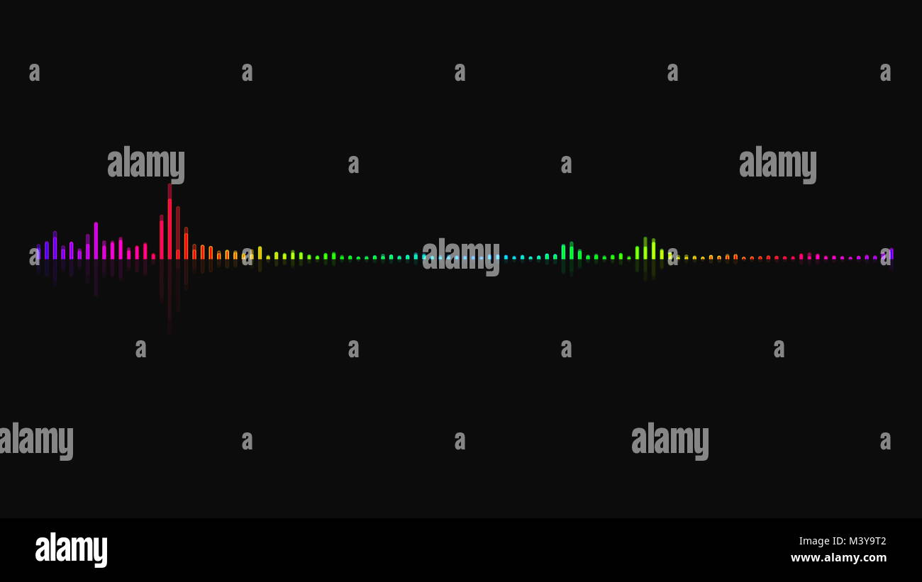 Audio equalizer background. Multicolor digital backdrop Stock Photo - Alamy