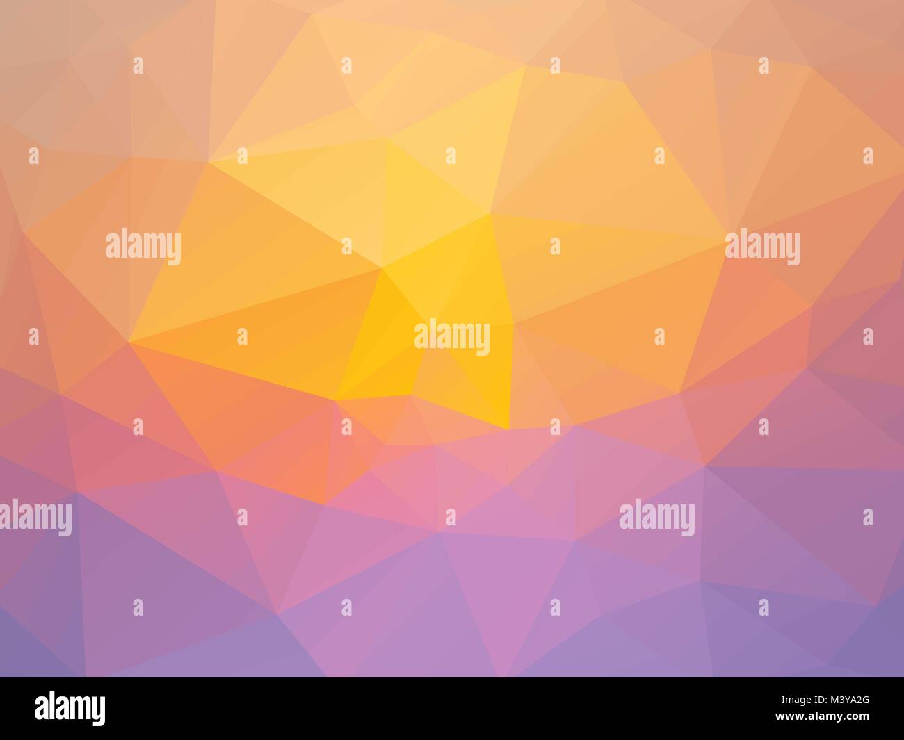 vector abstract pink yellow triangles background Stock Vector Image ...