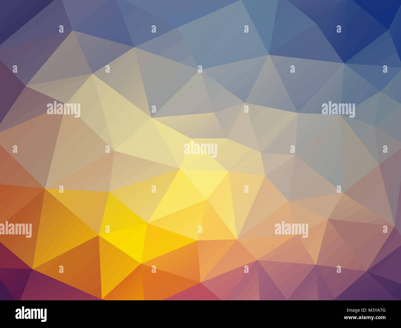 vector abstract dusk triangles background Stock Vector Image & Art - Alamy