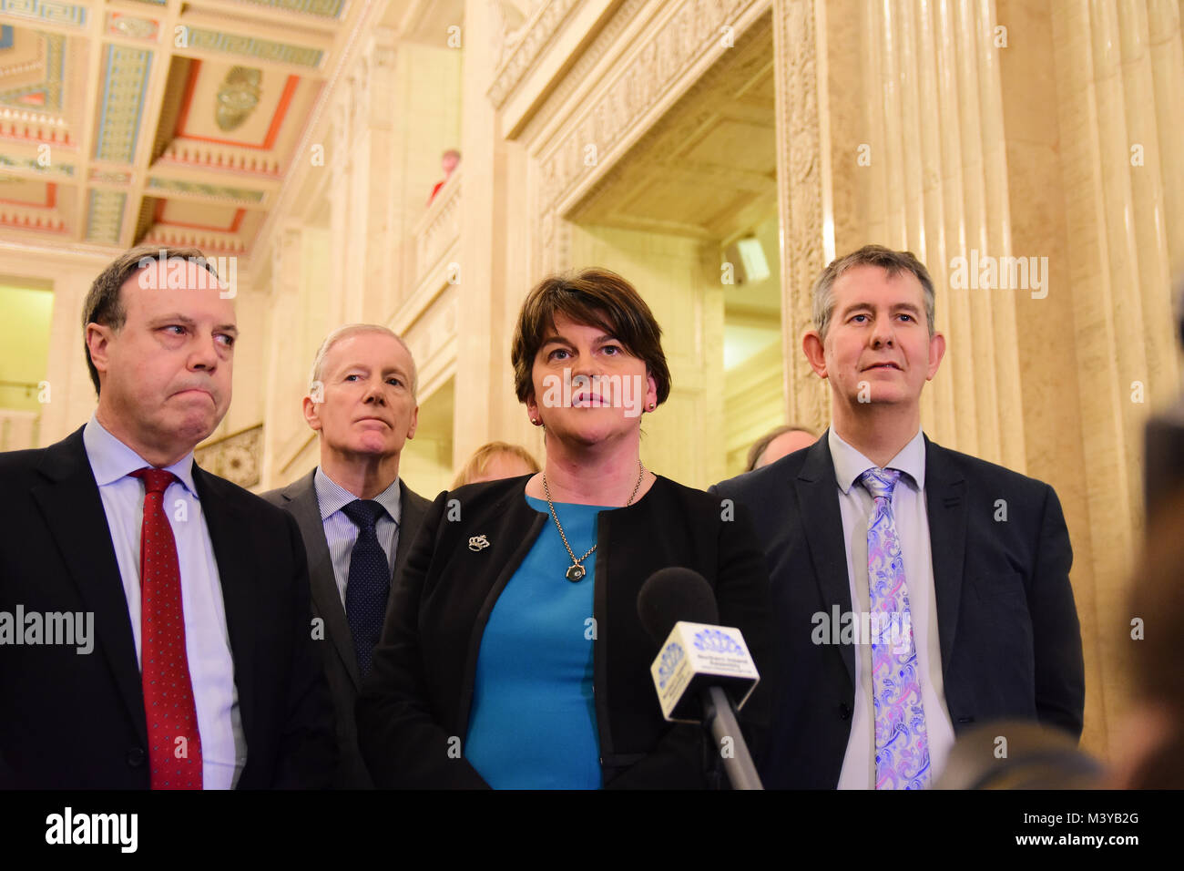 Arlene foster and simon hamilton hi-res stock photography and images ...