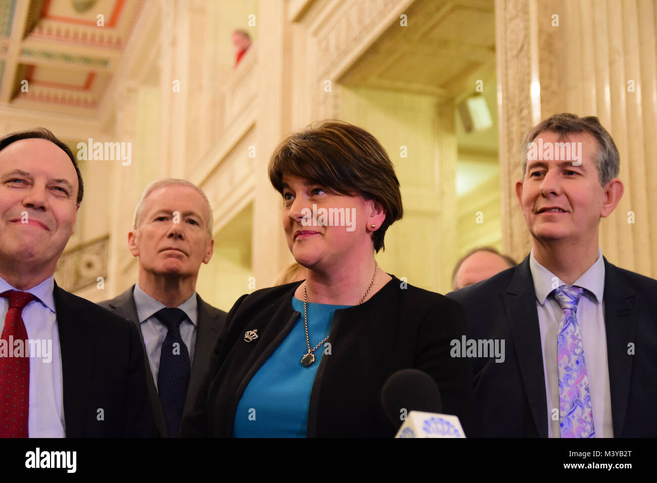 Arlene foster and simon hamilton hi-res stock photography and images ...