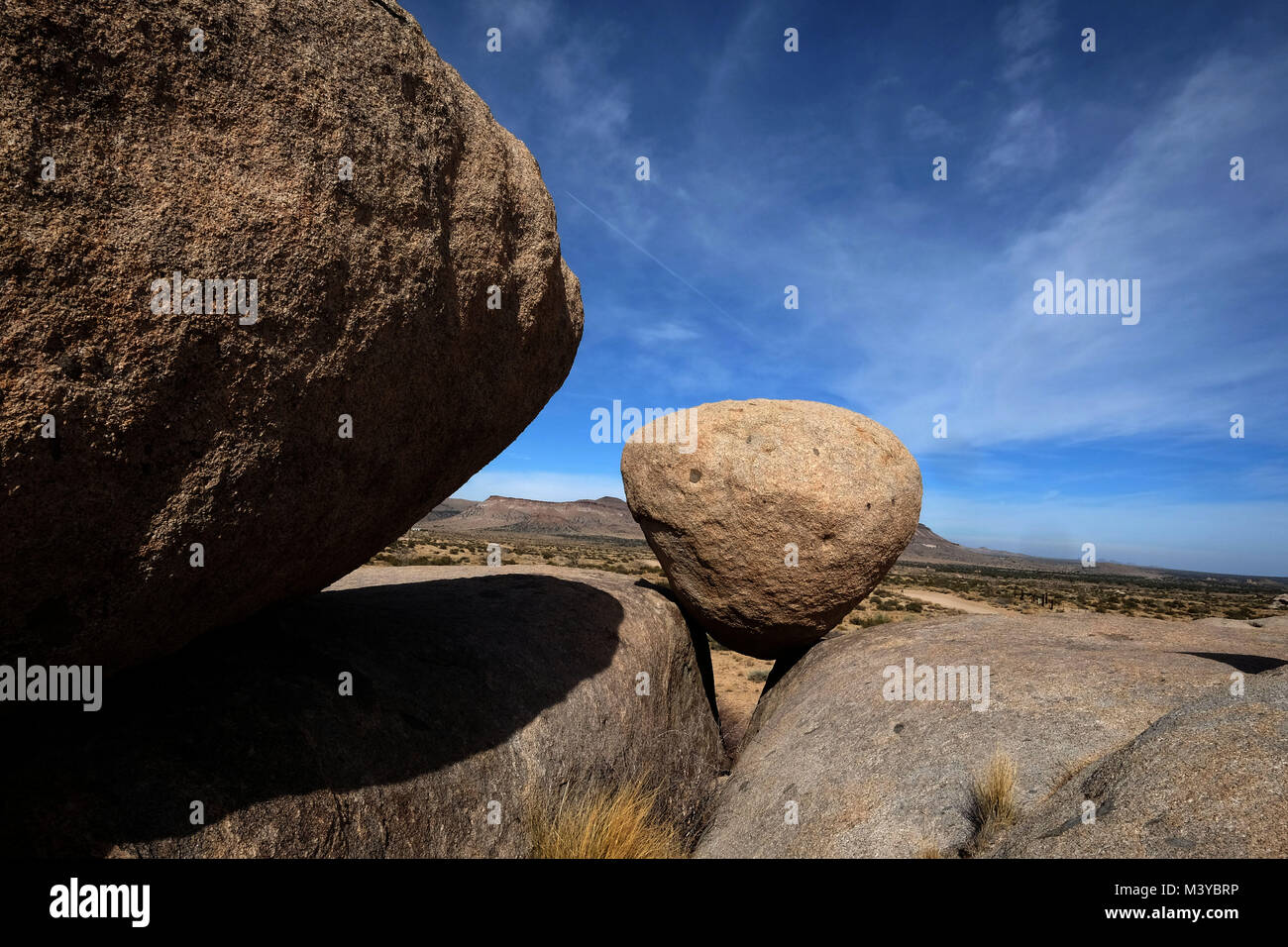 New York Mountains, California, USA. 10th Feb, 2018. Giant granite ...