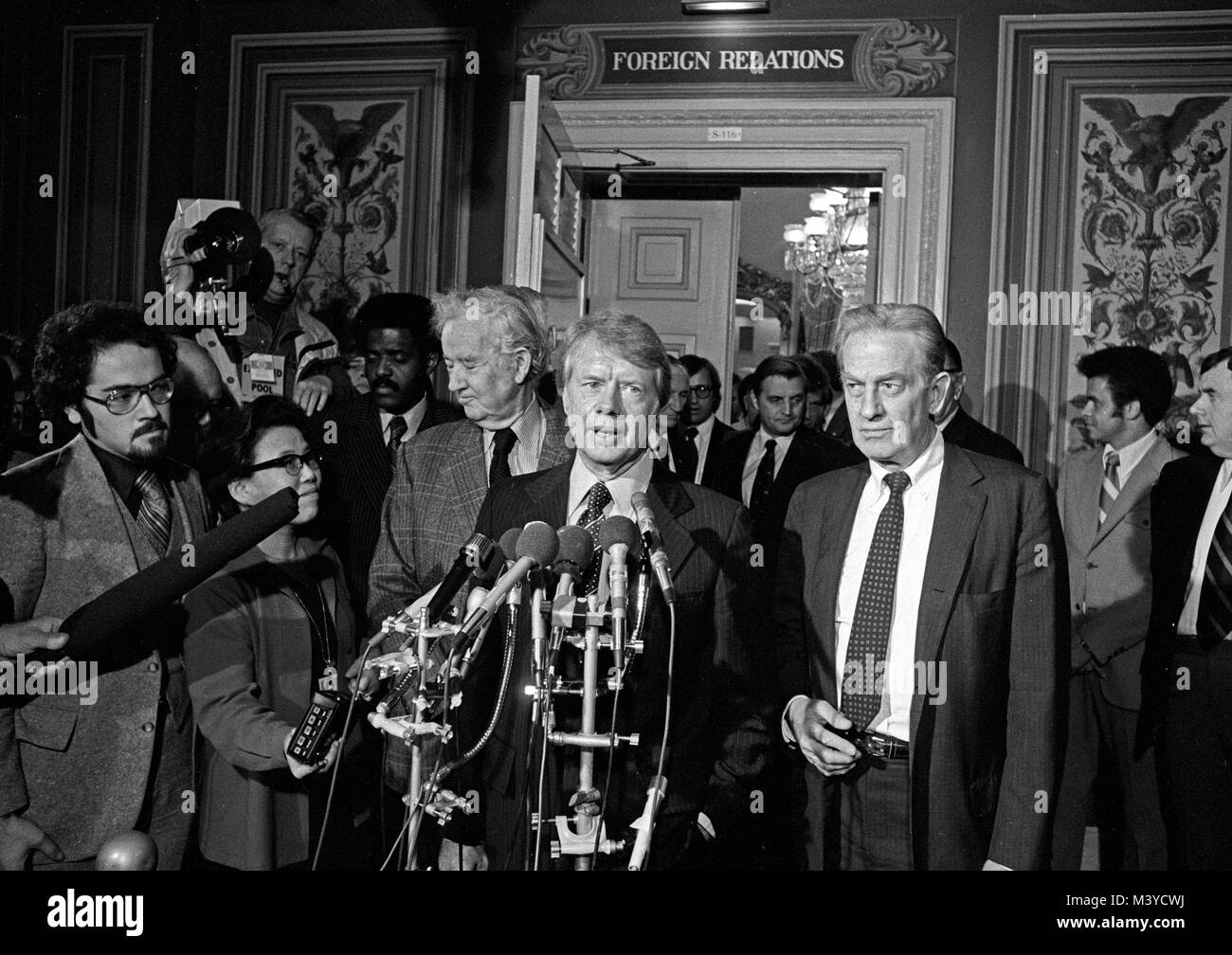United States President-elect Jimmy Carter in the US Capitol in ...