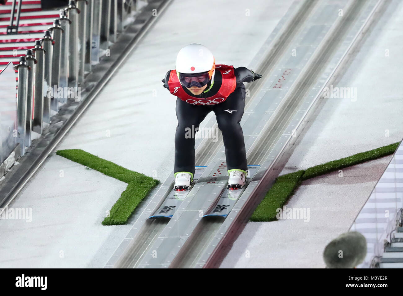 Pyeongchang, South Korea. 12th Feb, 2018. Sara Takanashi (JPN) Ski ...