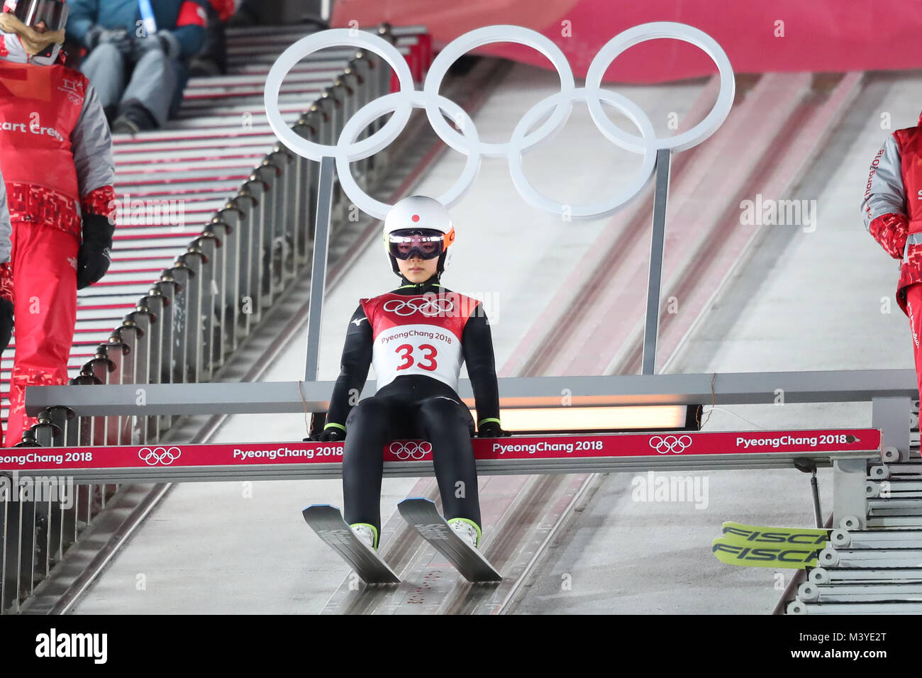 Pyeongchang, South Korea. 12th Feb, 2018. Sara Takanashi (JPN) Ski ...