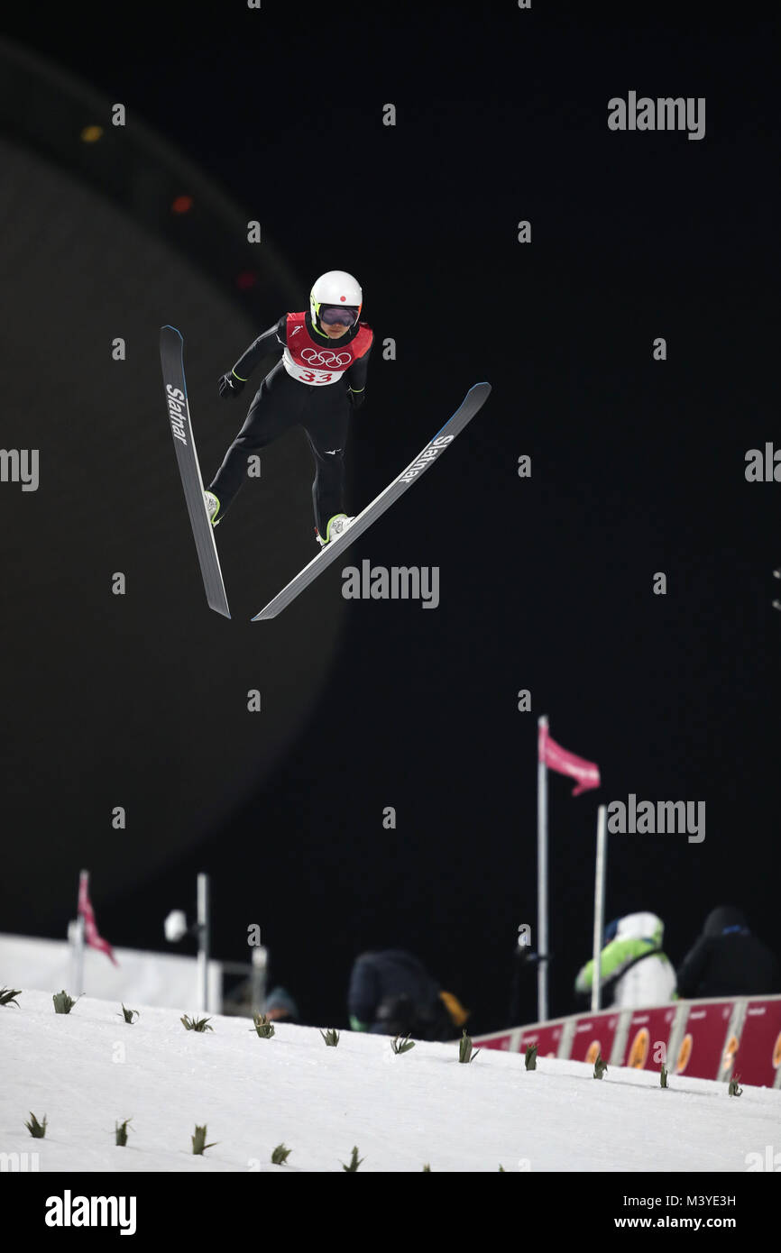 Pyeongchang, South Korea. 12th Feb, 2018. Sara Takanashi (JPN) Ski ...