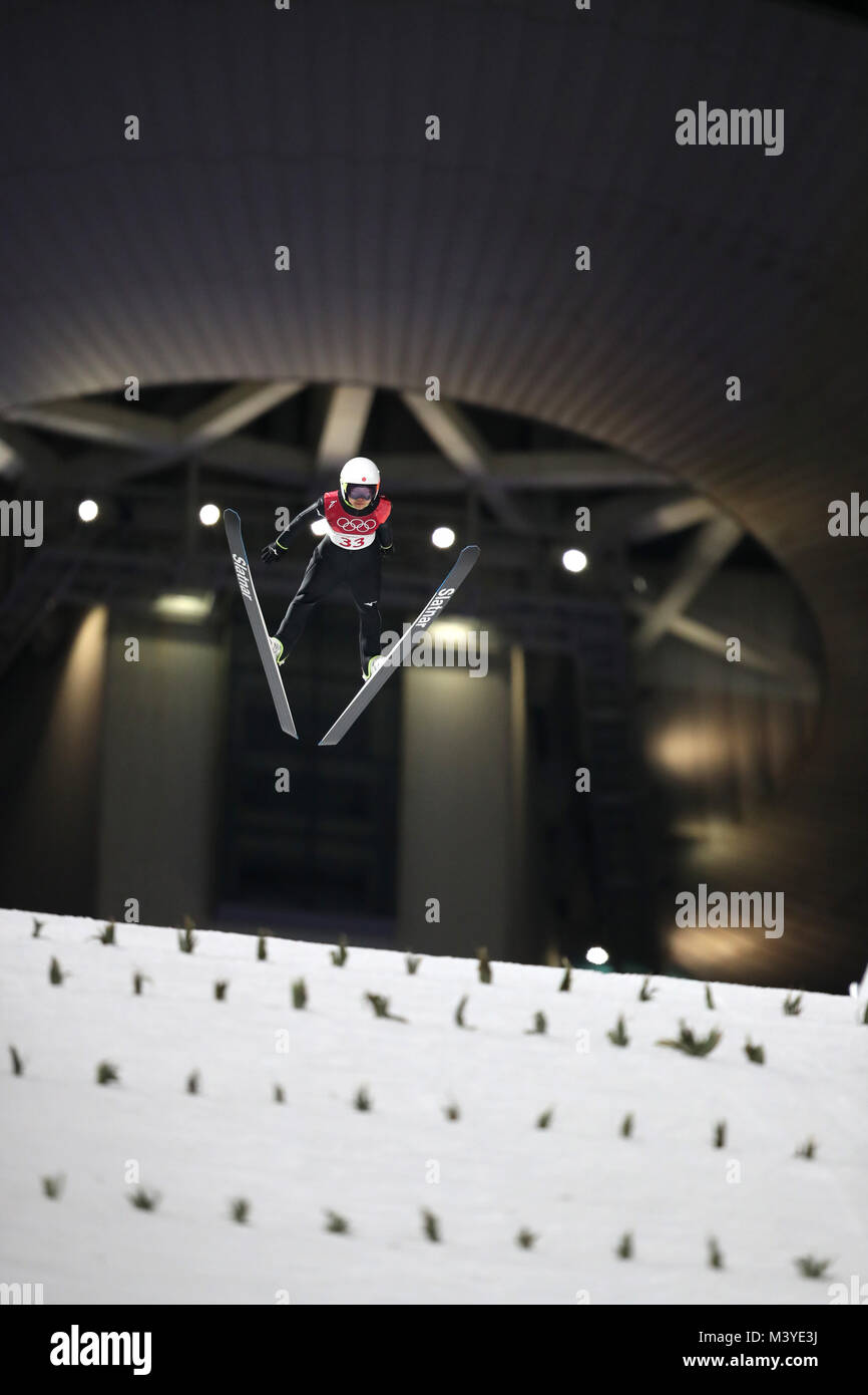 Pyeongchang, South Korea. 12th Feb, 2018. Sara Takanashi (JPN) Ski ...