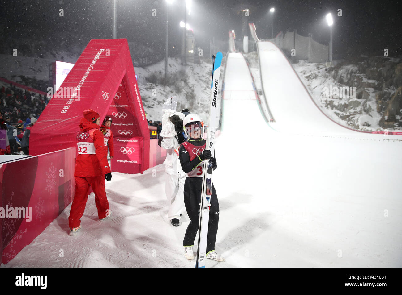 Pyeongchang, South Korea. 12th Feb, 2018. Sara Takanashi (JPN) Ski ...