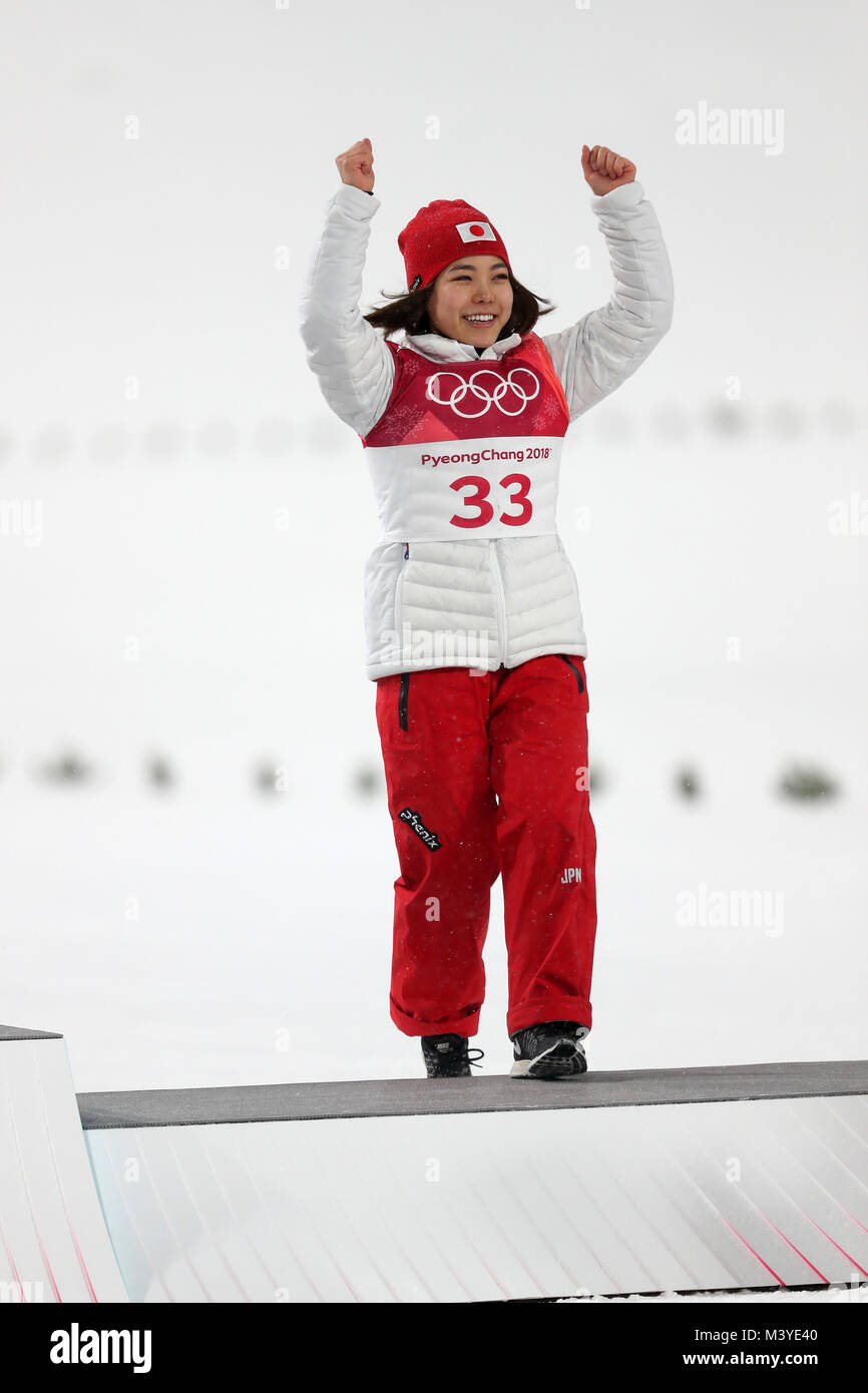Pyeongchang, South Korea. 12th Feb, 2018. Sara Takanashi (JPN) Ski ...