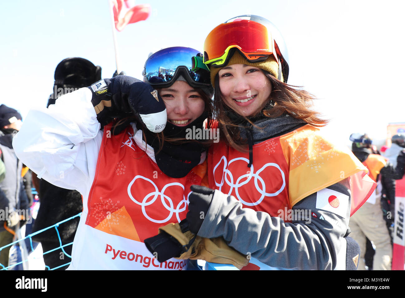 Pyeongchang, South Korea. 12th Feb, 2018. (L to R) Asami Hirono, Yuka ...