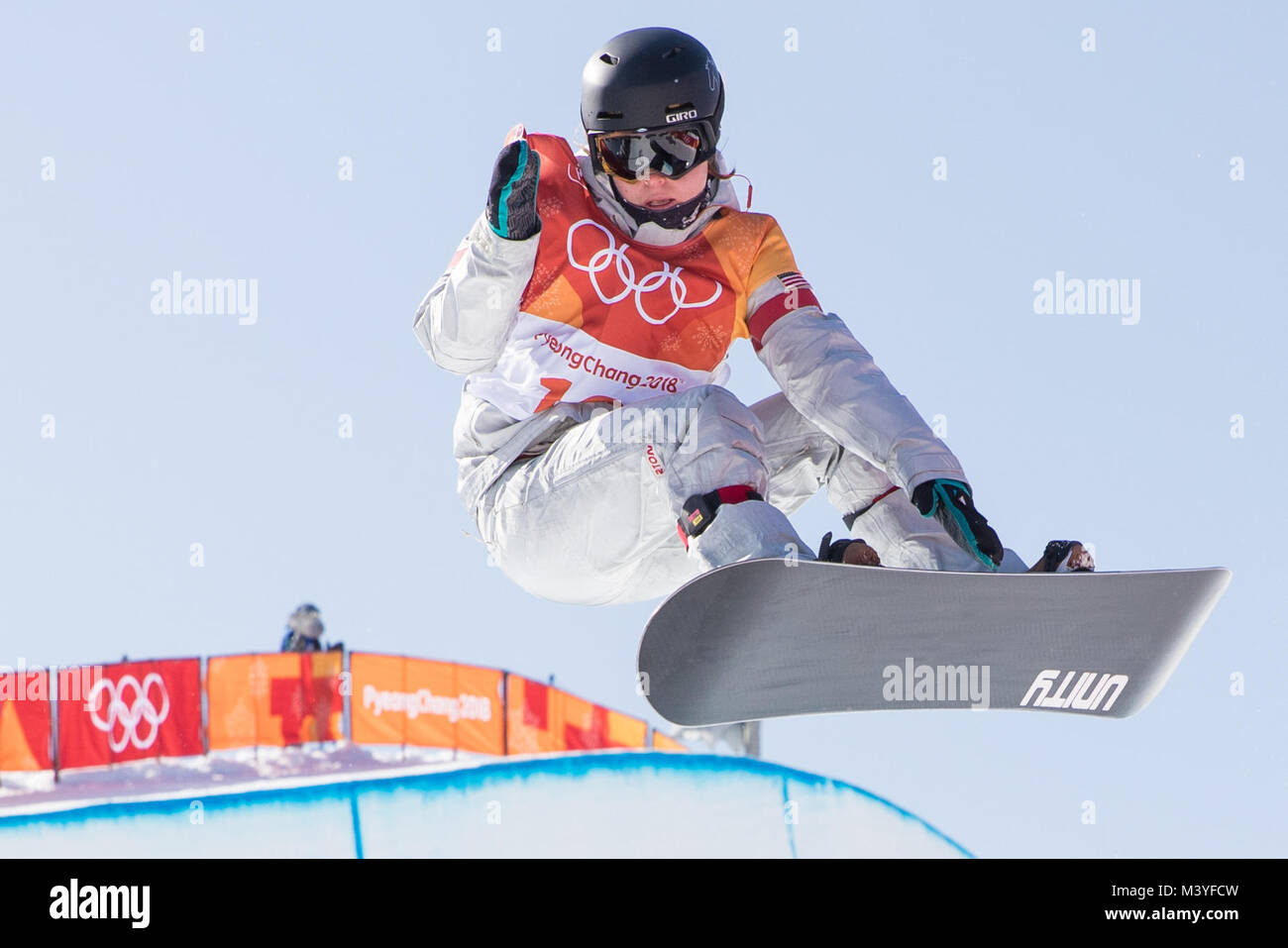Pyeongchang, South Korea. 13th Feb, 2018. Arielle Gold of the U.S ...
