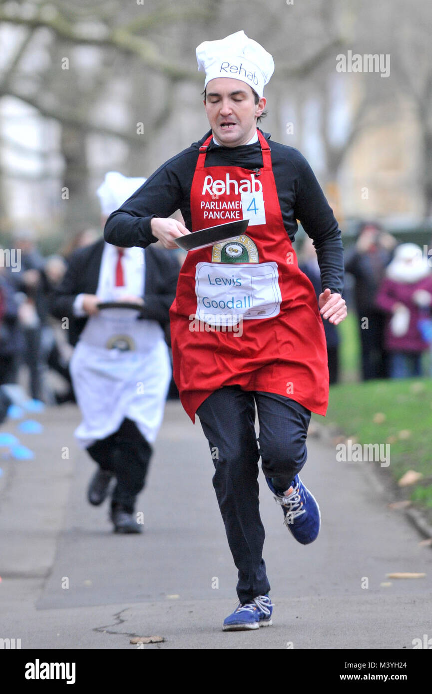 Takes part annual shrove tuesday parliamentary pancake hi-res stock ...
