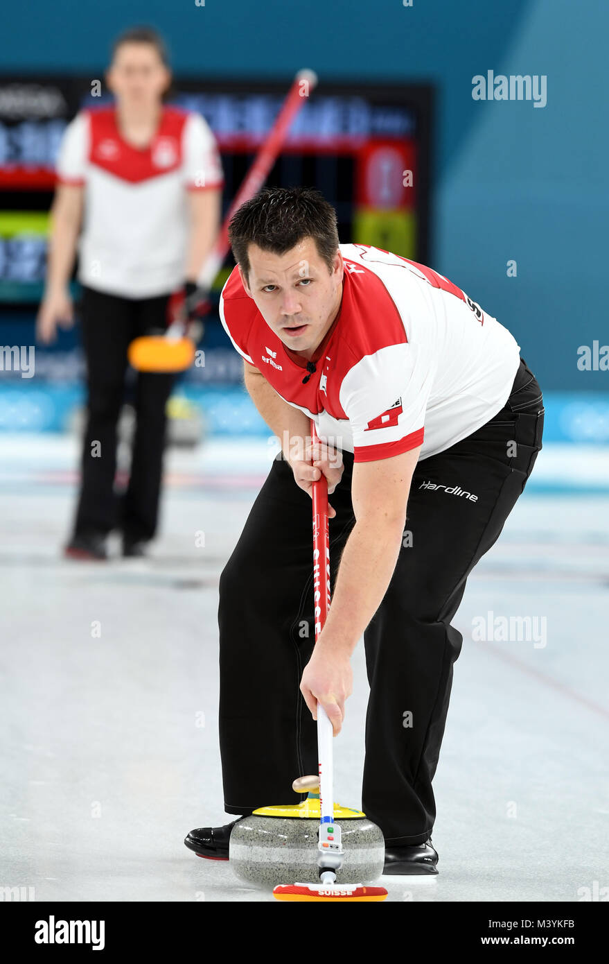 Pyeongchang, South Korea. 13th Feb, 2018. Martin Rios of Switzerland ...