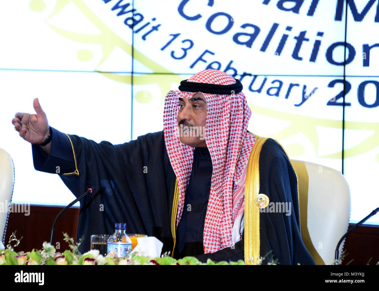 Bayan Palace, Kuwait City, Kuwait. 13th Feb, 2018. Kuwait's Foreign ...